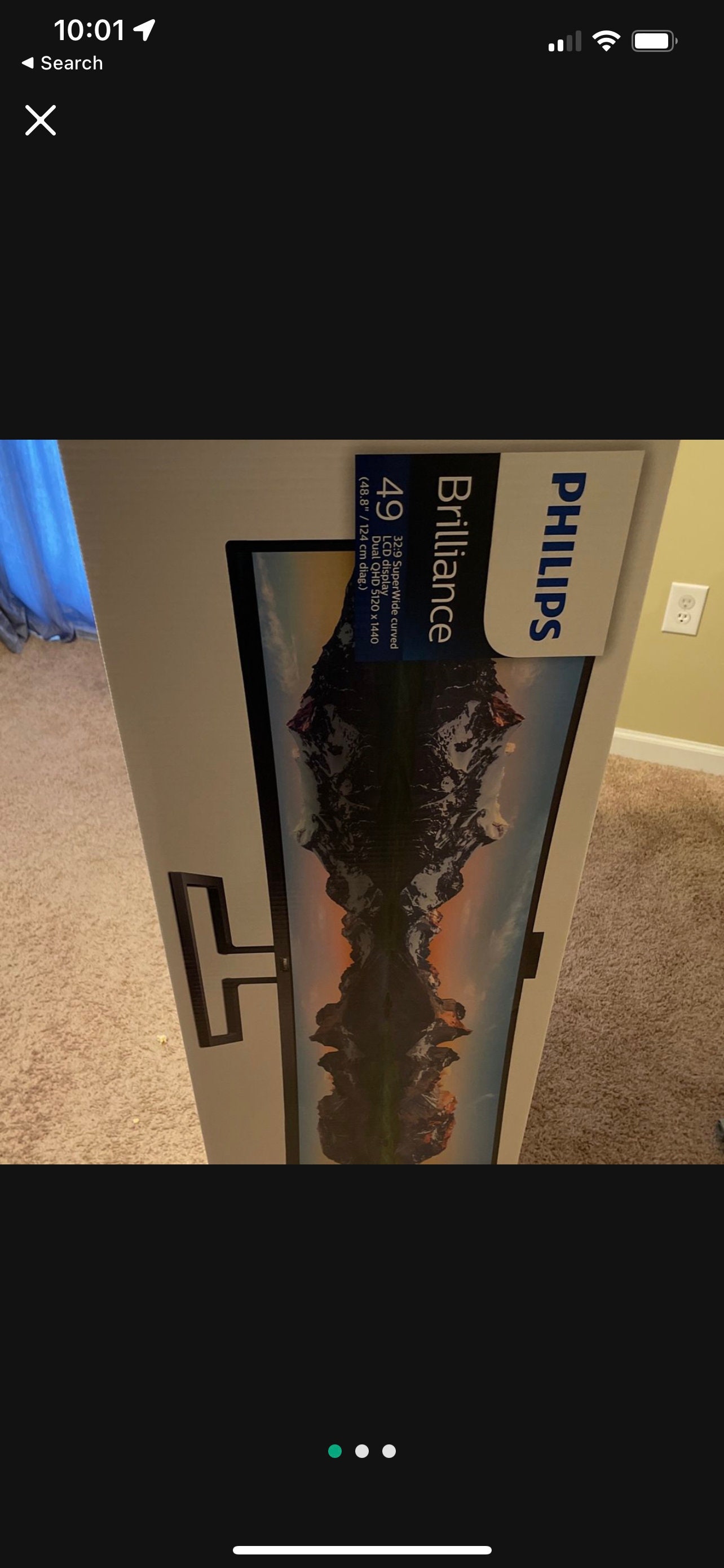 Philips Brilliance 499P9H 49 Superwide Curved Monitor, Dual QHD ...