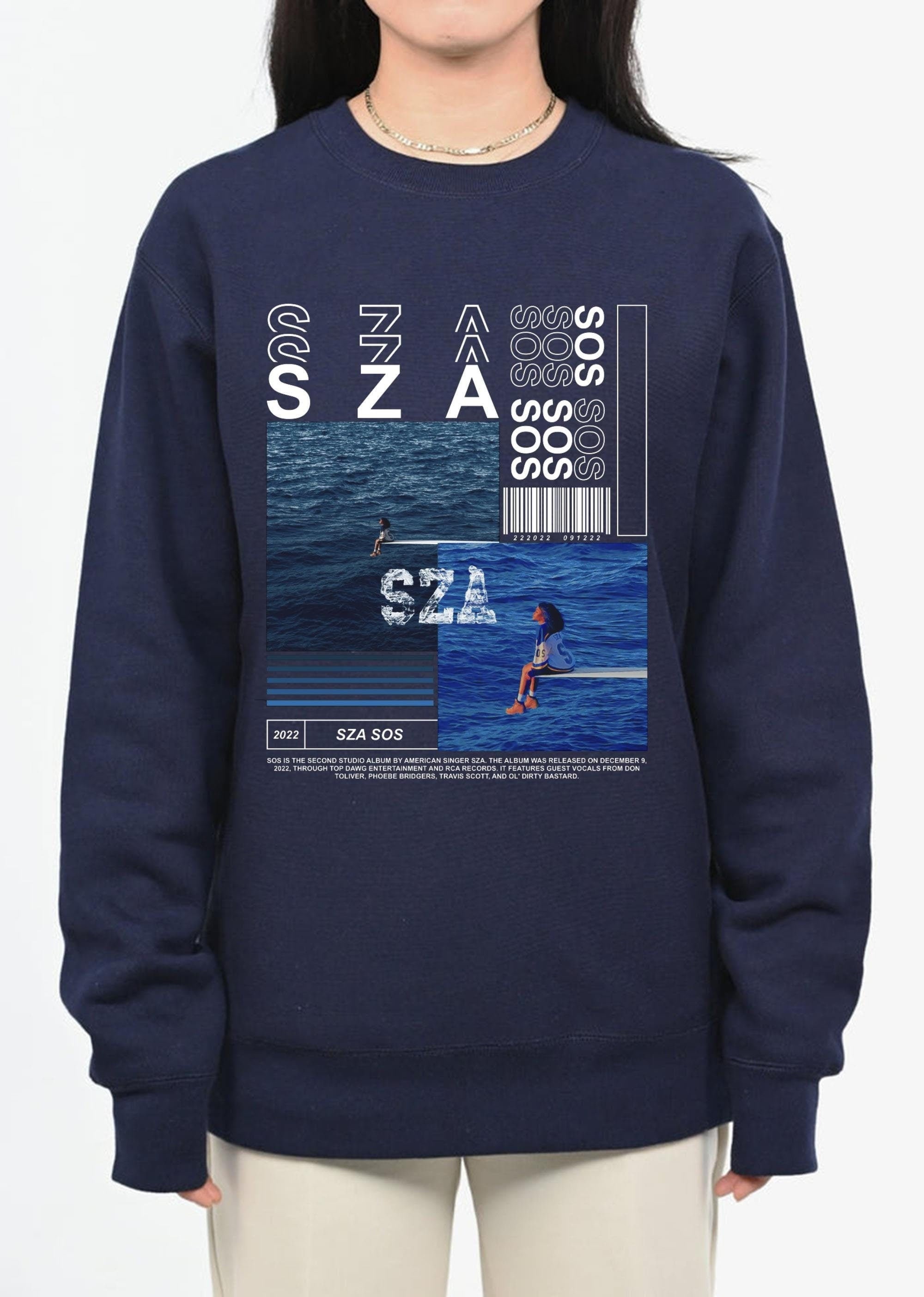 SZA SOS Tour 2023 Poster Unisex Sweatshirt, SZA Sweatshirt sold by Neha ...