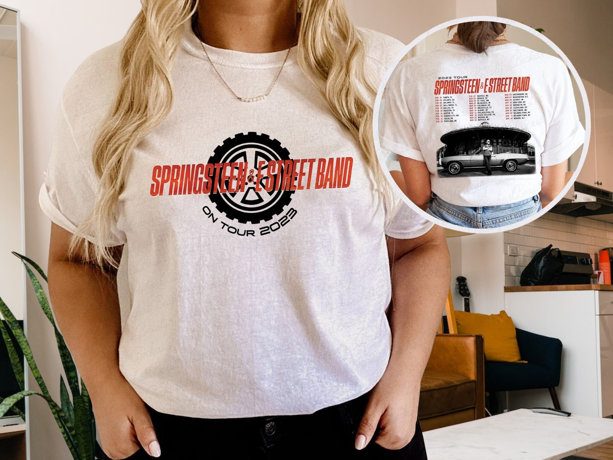 Bruce Springsteen 2023 Tour Shirt, Bruce Springsteen E Street Band Tour ...