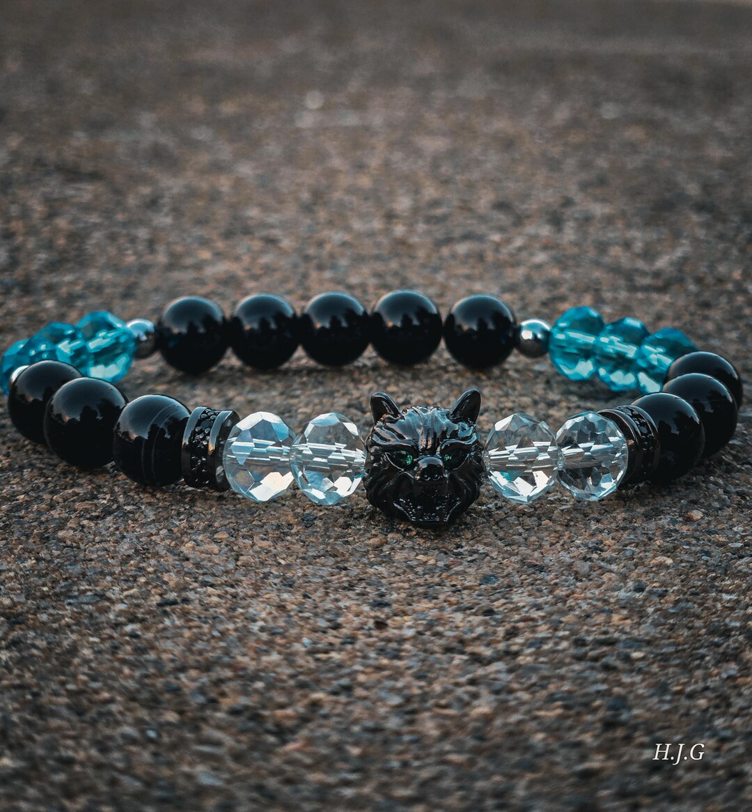 Wear the Wolf (obsidian) - Etsy