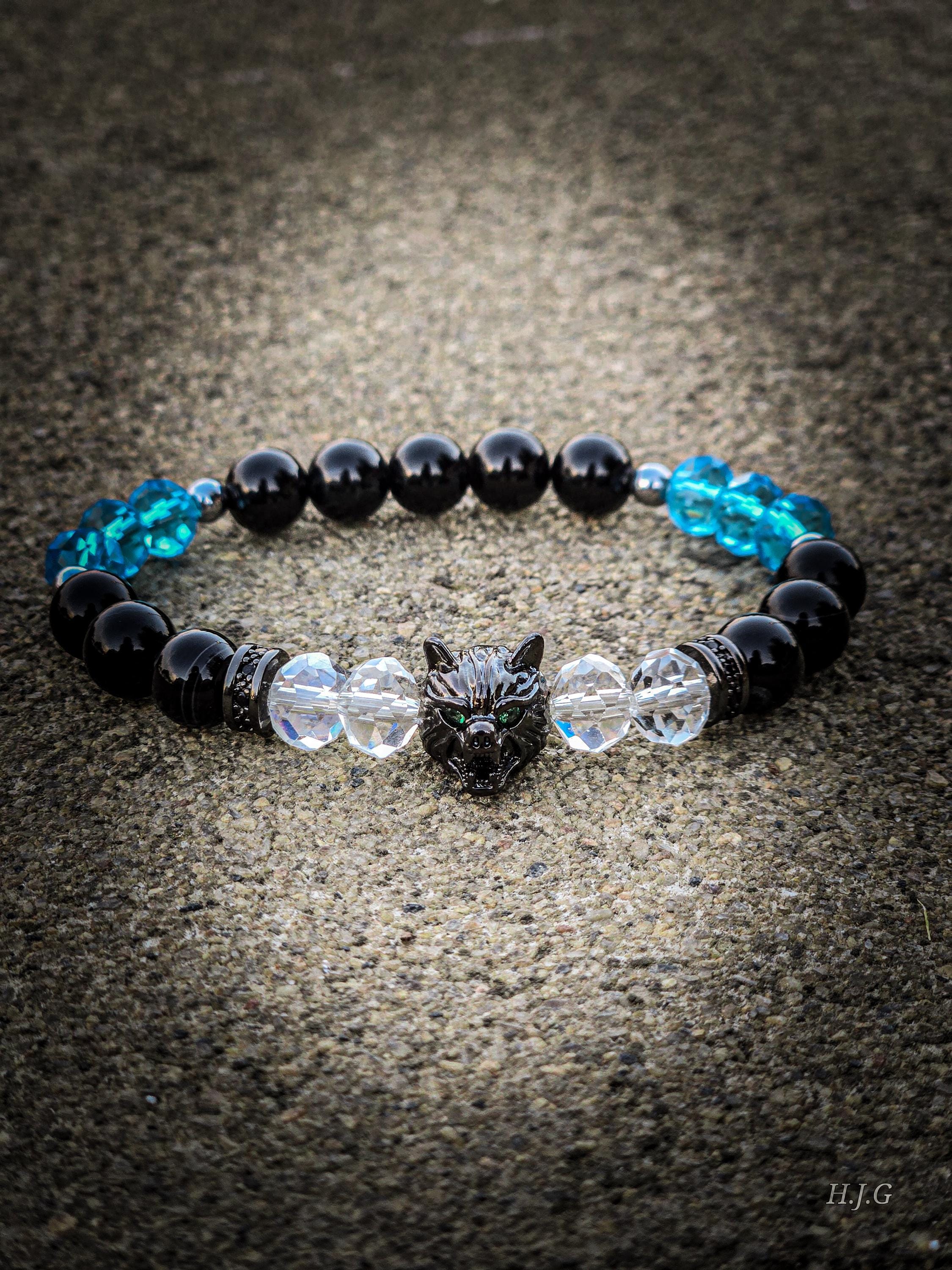 Wear the Wolf (obsidian) - Etsy