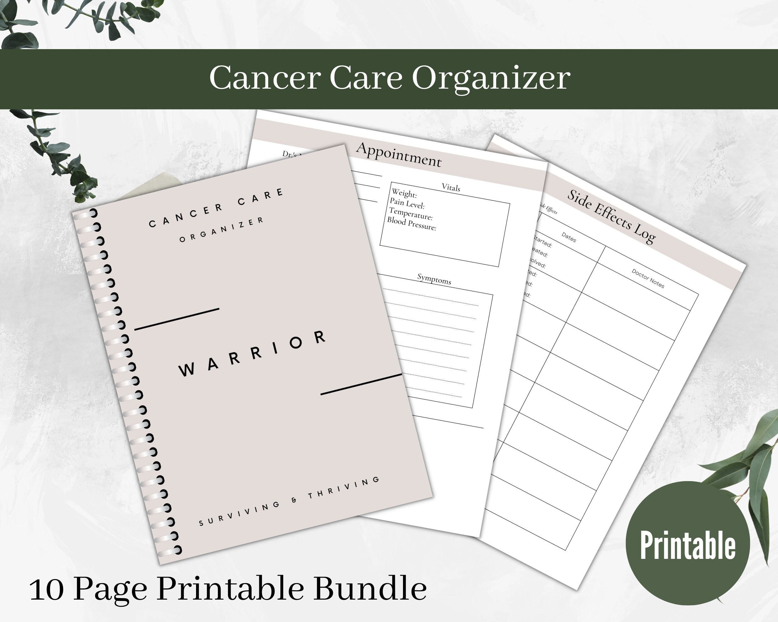 Cancer Care Organizer - Etsy