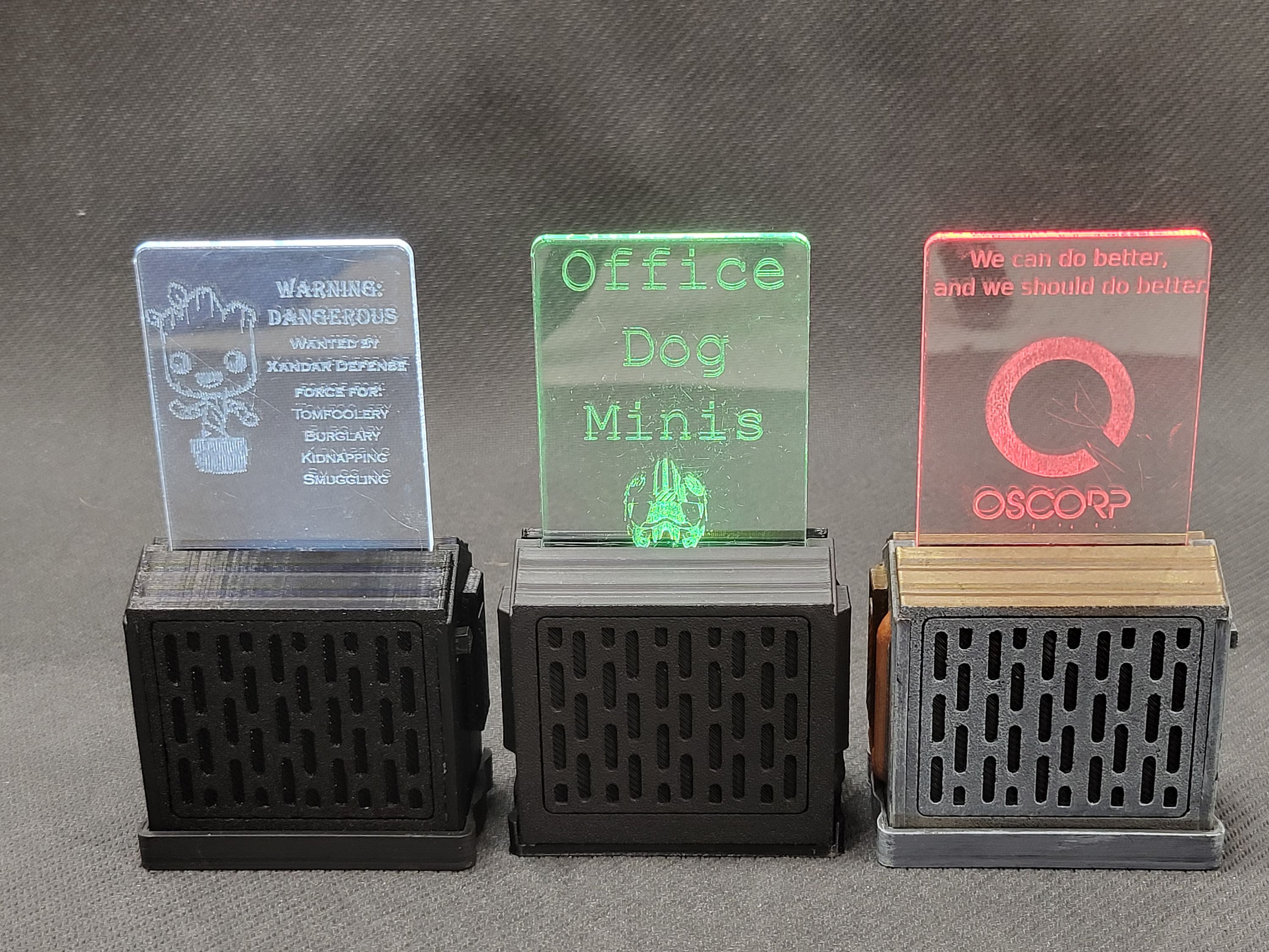 Courtyard Projector Acrylic Holo Panel Shatterpoint/legion/infinity ...