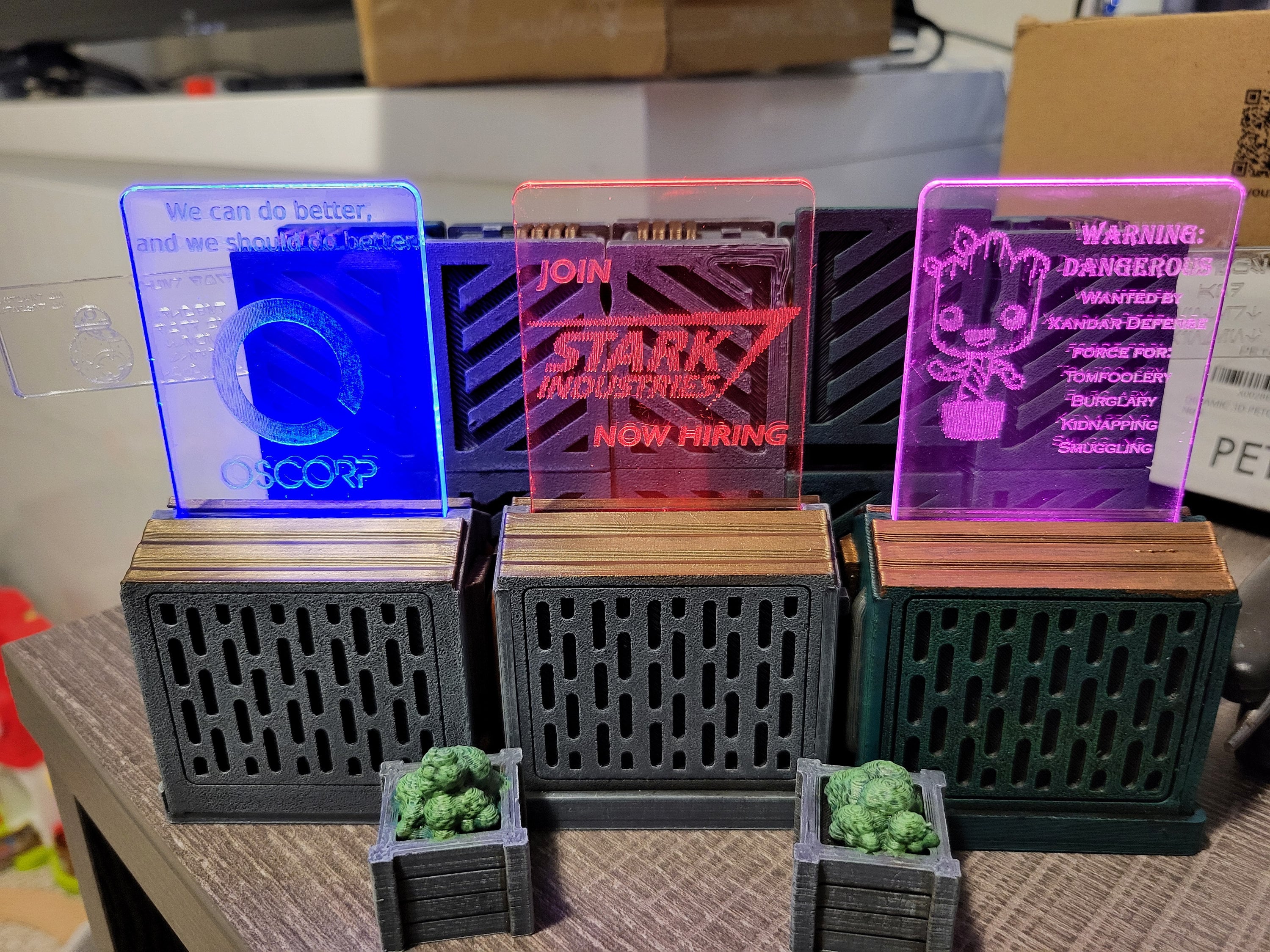 Courtyard Projector Acrylic Holo Panel Shatterpoint/legion/infinity ...