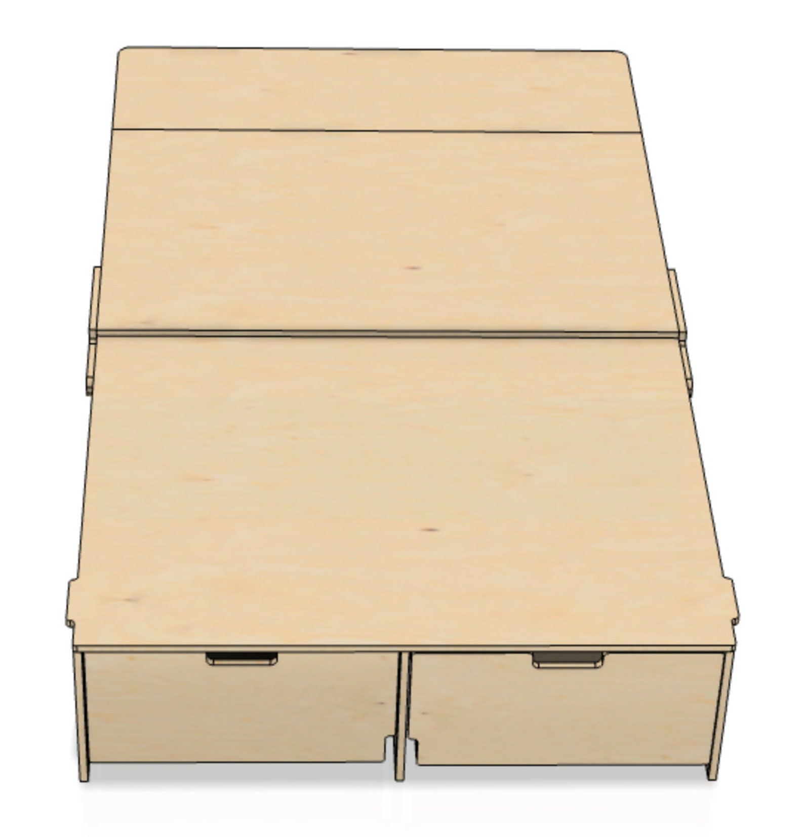 RAV-4 Sleeper Platform DIY Plans: Dual Drawer System (PDF Download) - Etsy