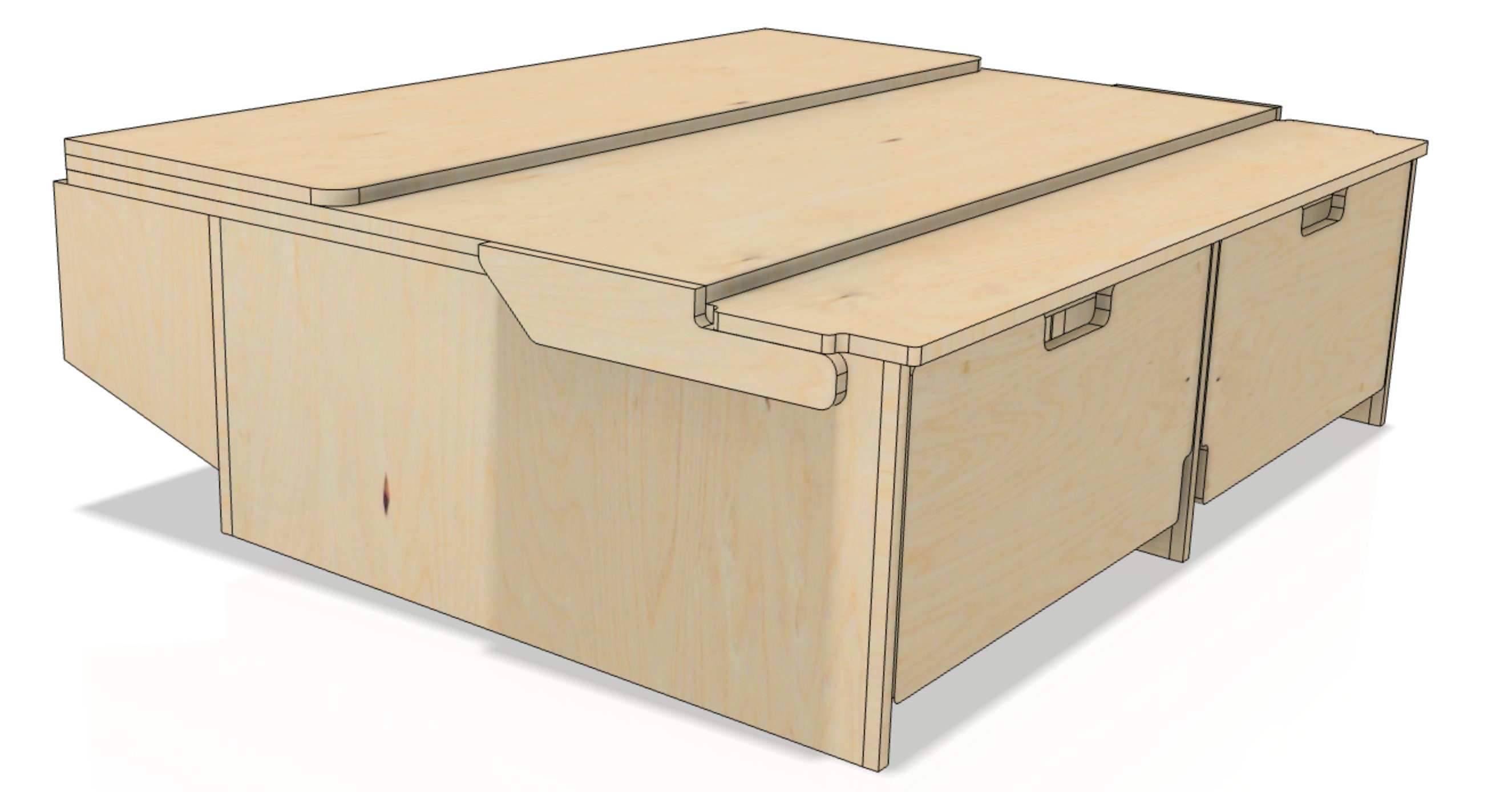 RAV-4 Sleeper Platform DIY Plans: Dual Drawer System (PDF Download) - Etsy