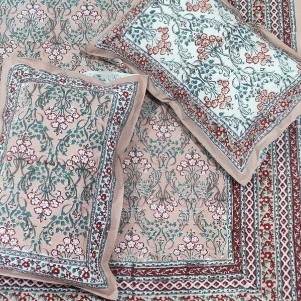 Block Print Bed Sheet - Etsy
