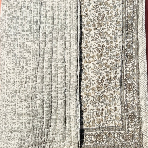 Block Print Quilt - Etsy