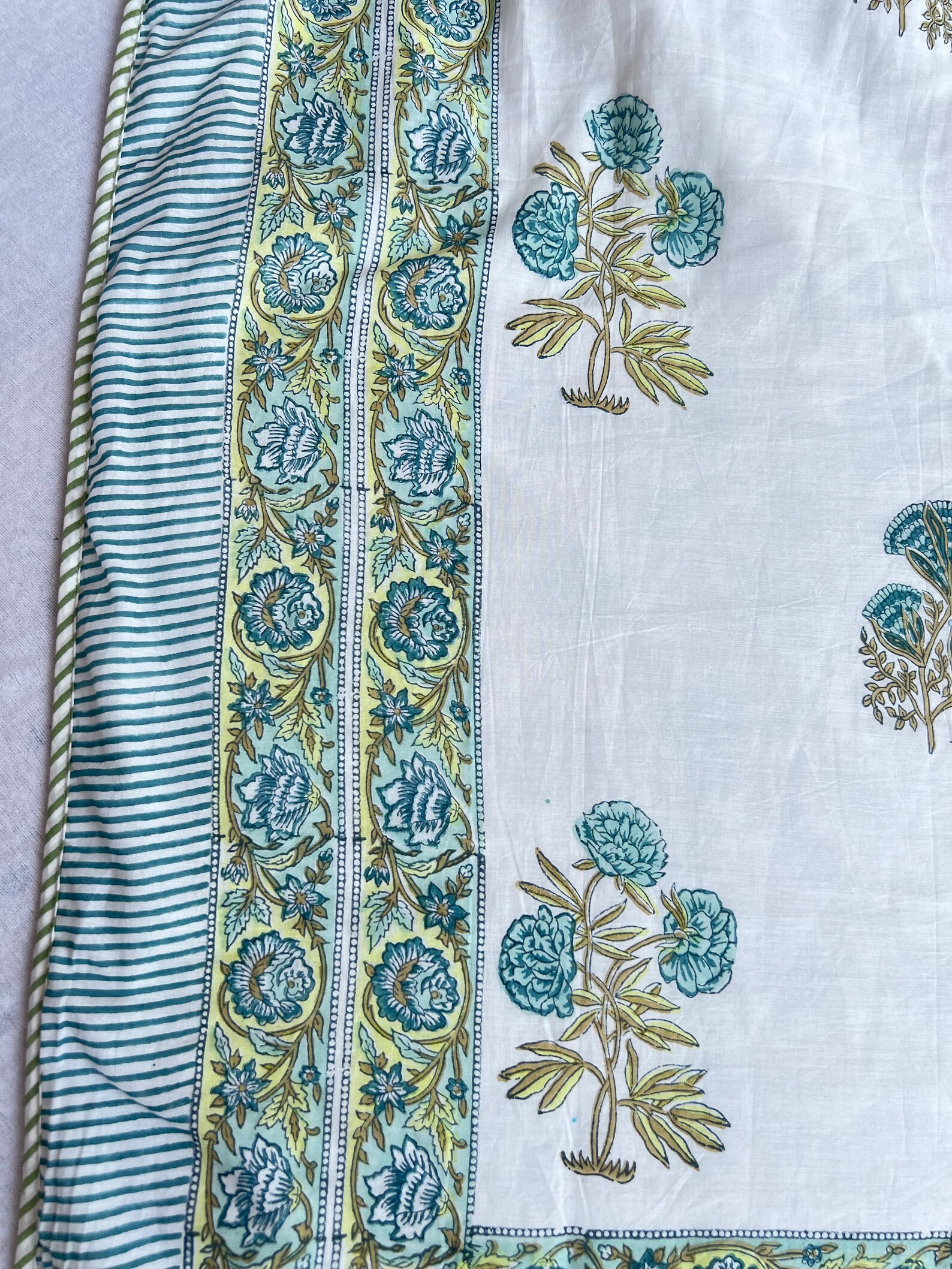 Indian Handmade Ac Blanket Reversible Dohar Ac Comforter Indian Quilt ...