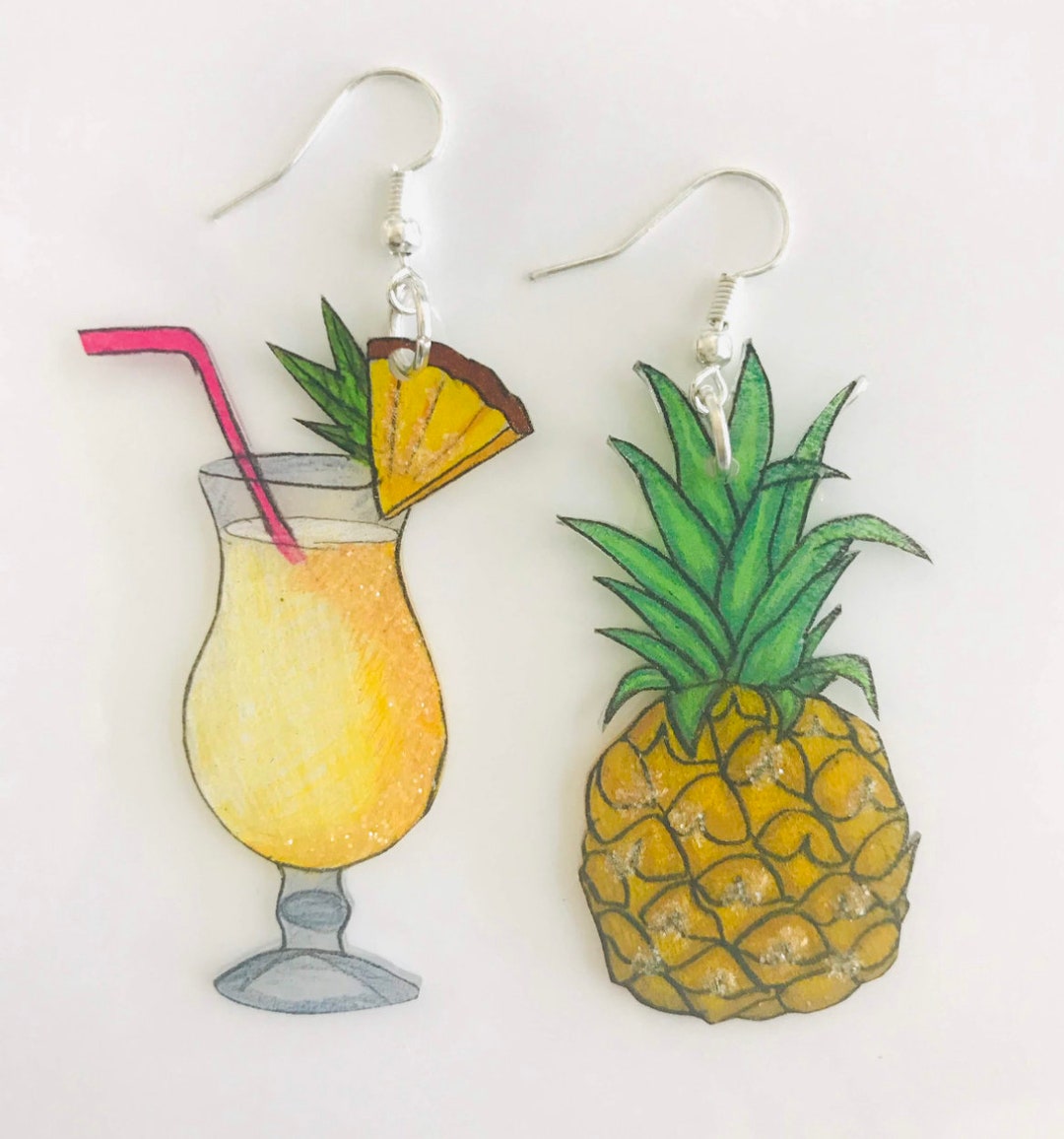 Pina Colada Earrings - Etsy