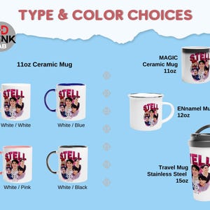 SB19 Stell Happy Faces Mugs PPOP SB 19 Stell Ceramic Mug SB19 Enamel ...