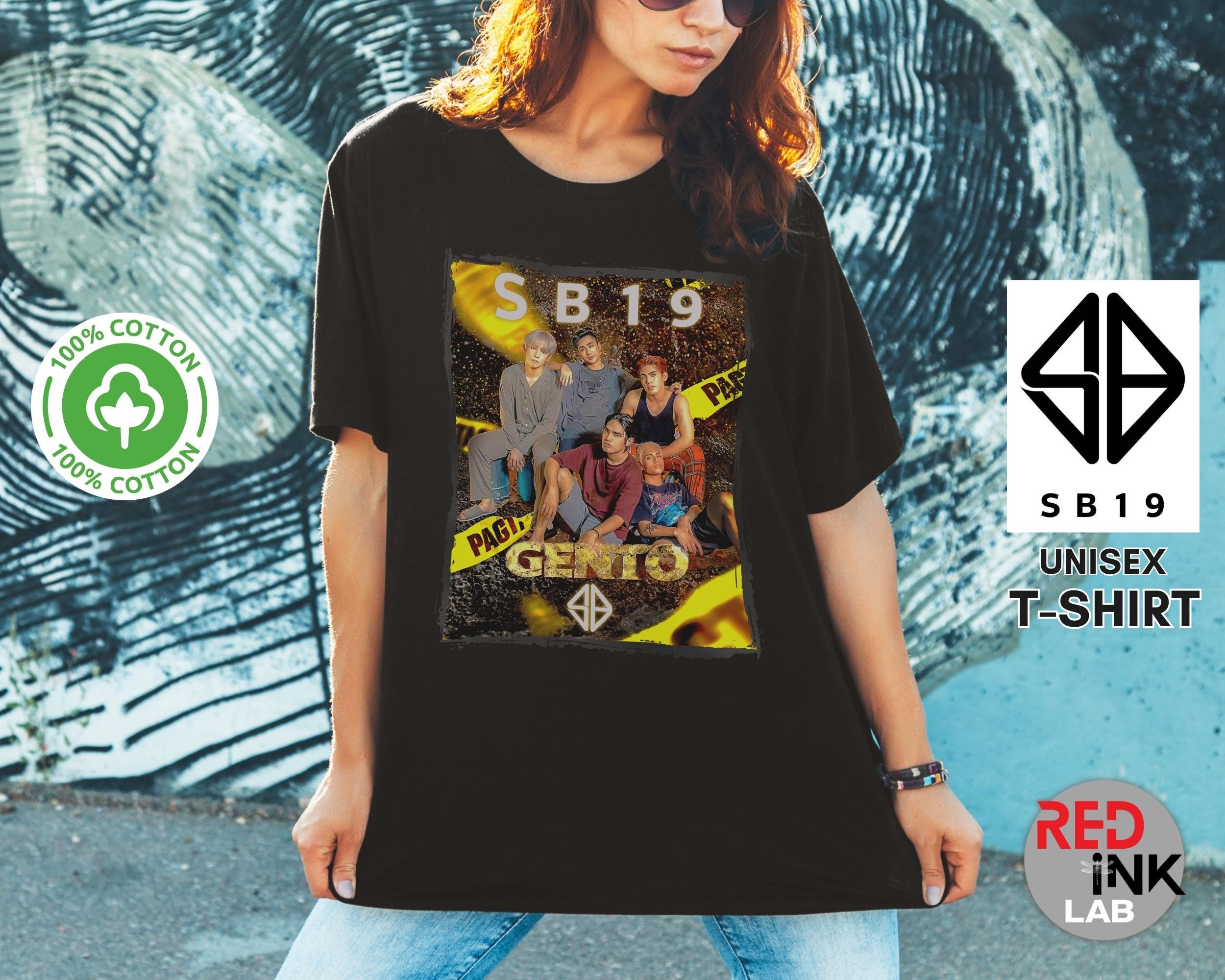 SB19 Tshirt Unisex SB19 Gento Print Oil Painting Filipino PPOP Idol ...