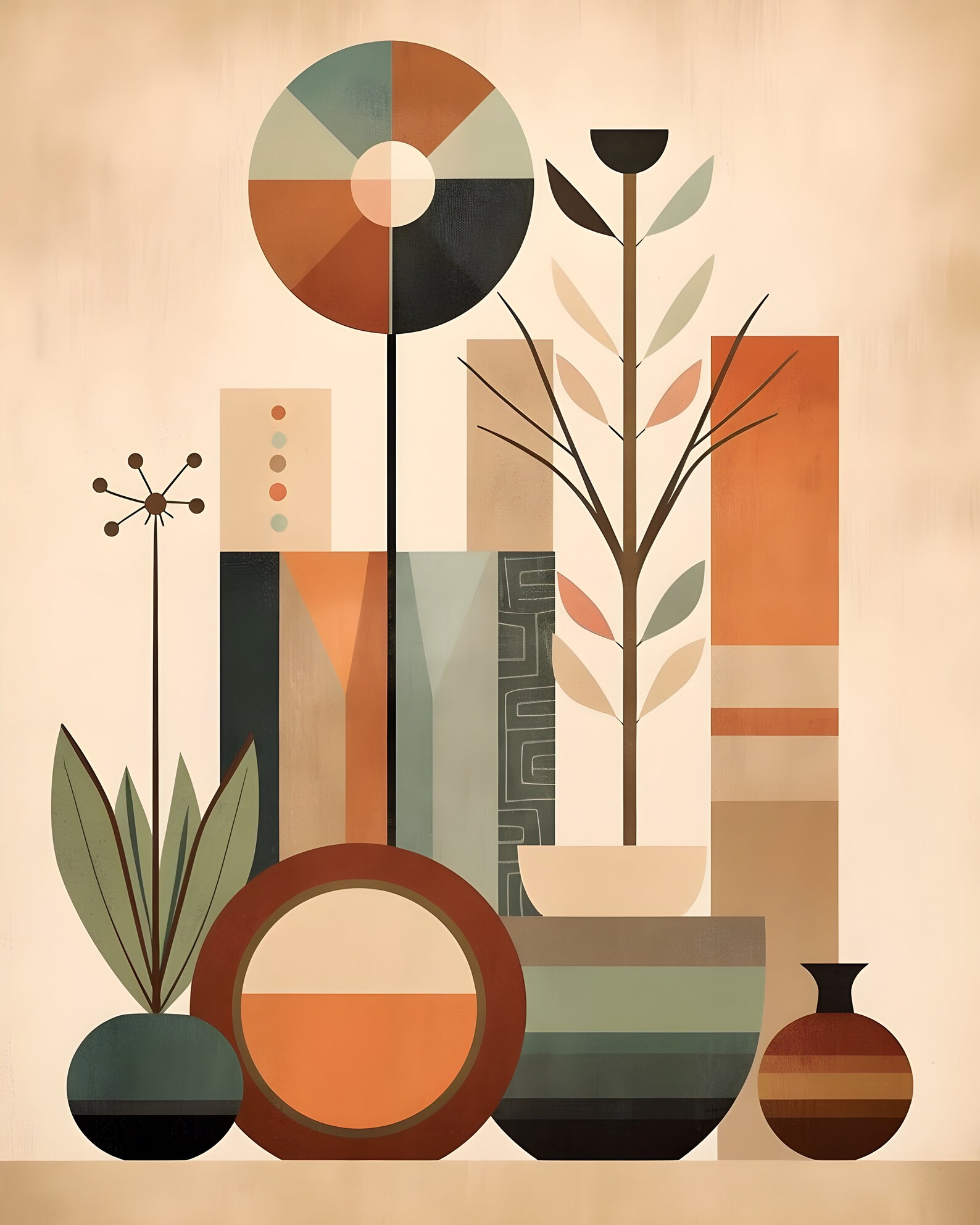 Mid Century Modern Prints! DIGITAL, Instant Download, Boho Design - Etsy