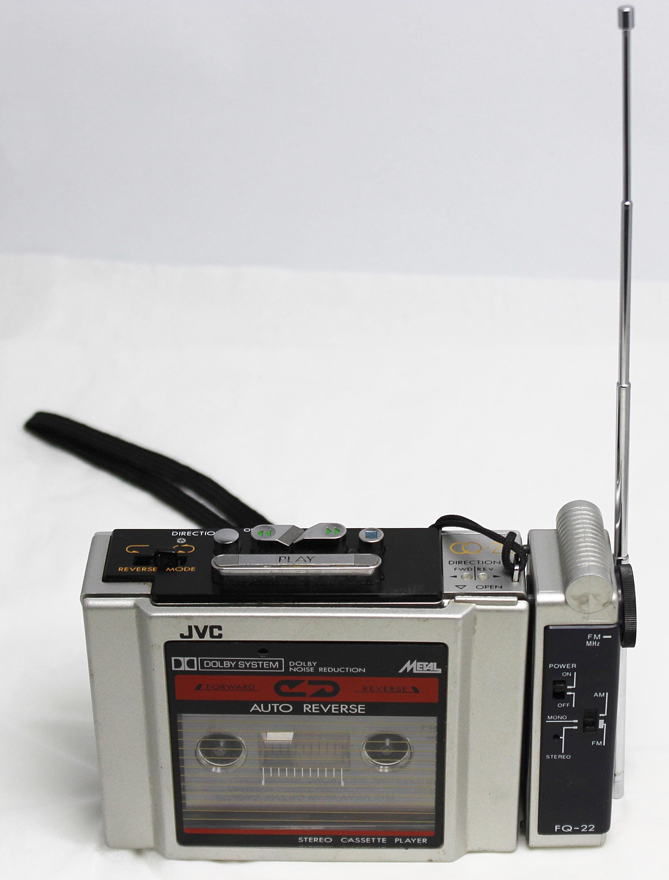 Vintage JVC CQ-22K Walkman Style Cassette Player With Radio Tuner FQ ...