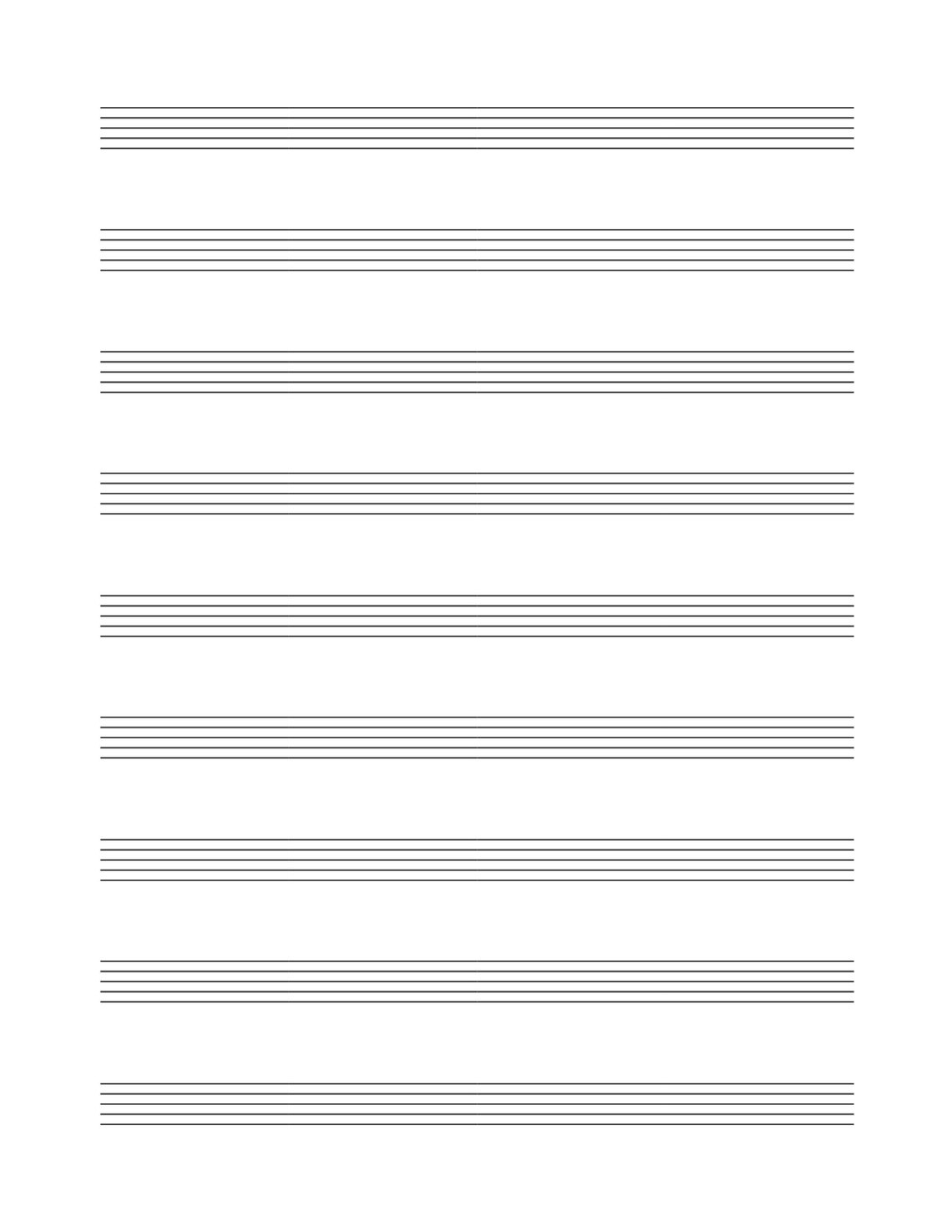 4-pack Printable Blank Sheet Music | Floral Music Manuscript Paper - Etsy