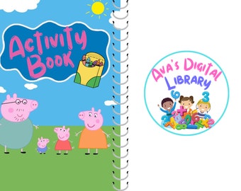 Peppa Pig Activity Book - Etsy