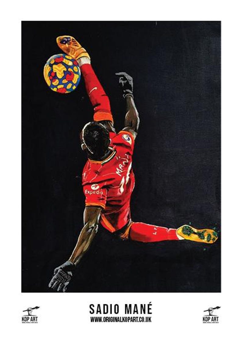 Sadio Mane Liverpool FC Kop Art Print - Etsy