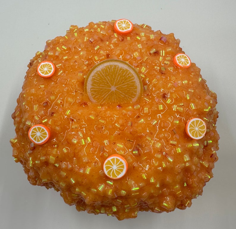 Happy Hearts Slime ORANGE CRUSH Super Crunchy Orange Pop Bingsu Bead ...