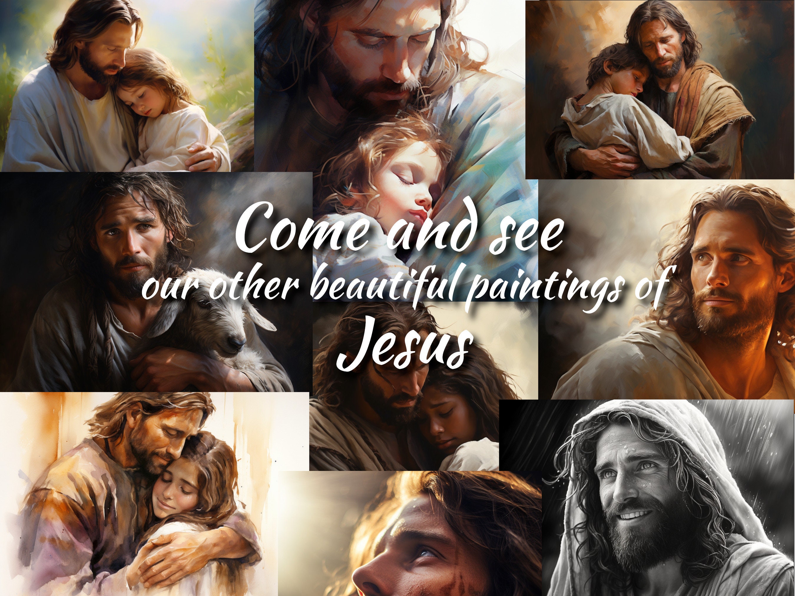 Jesus Your Gentle Friend Jesus Painting The Living Christ