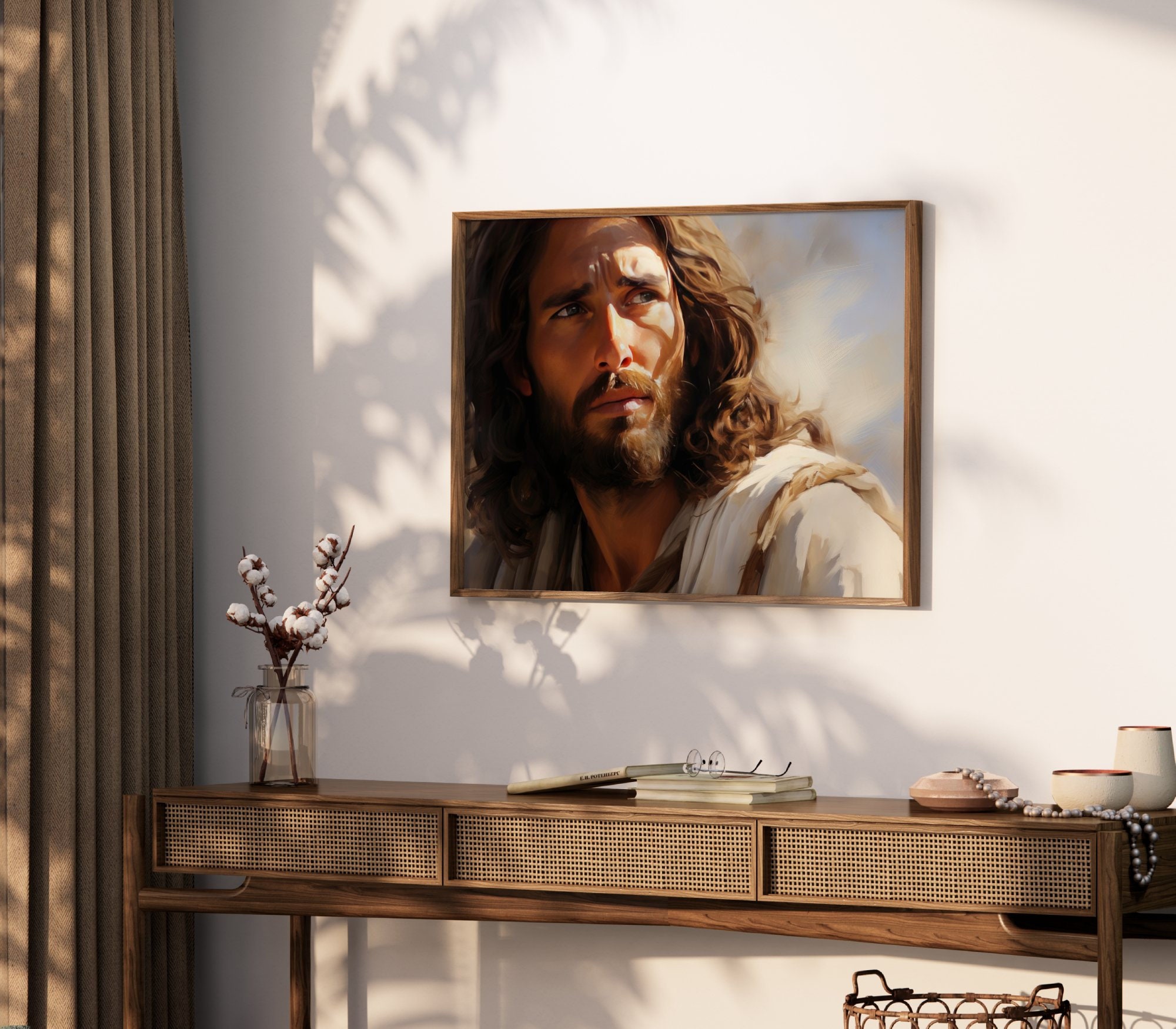 Jesus Concerned Jesus Painting the Living Christ Picture of Jesus Jesus ...