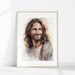 Jesus, Our Smiling Friend Poster Painting Print Bible Verse Wall Art ...