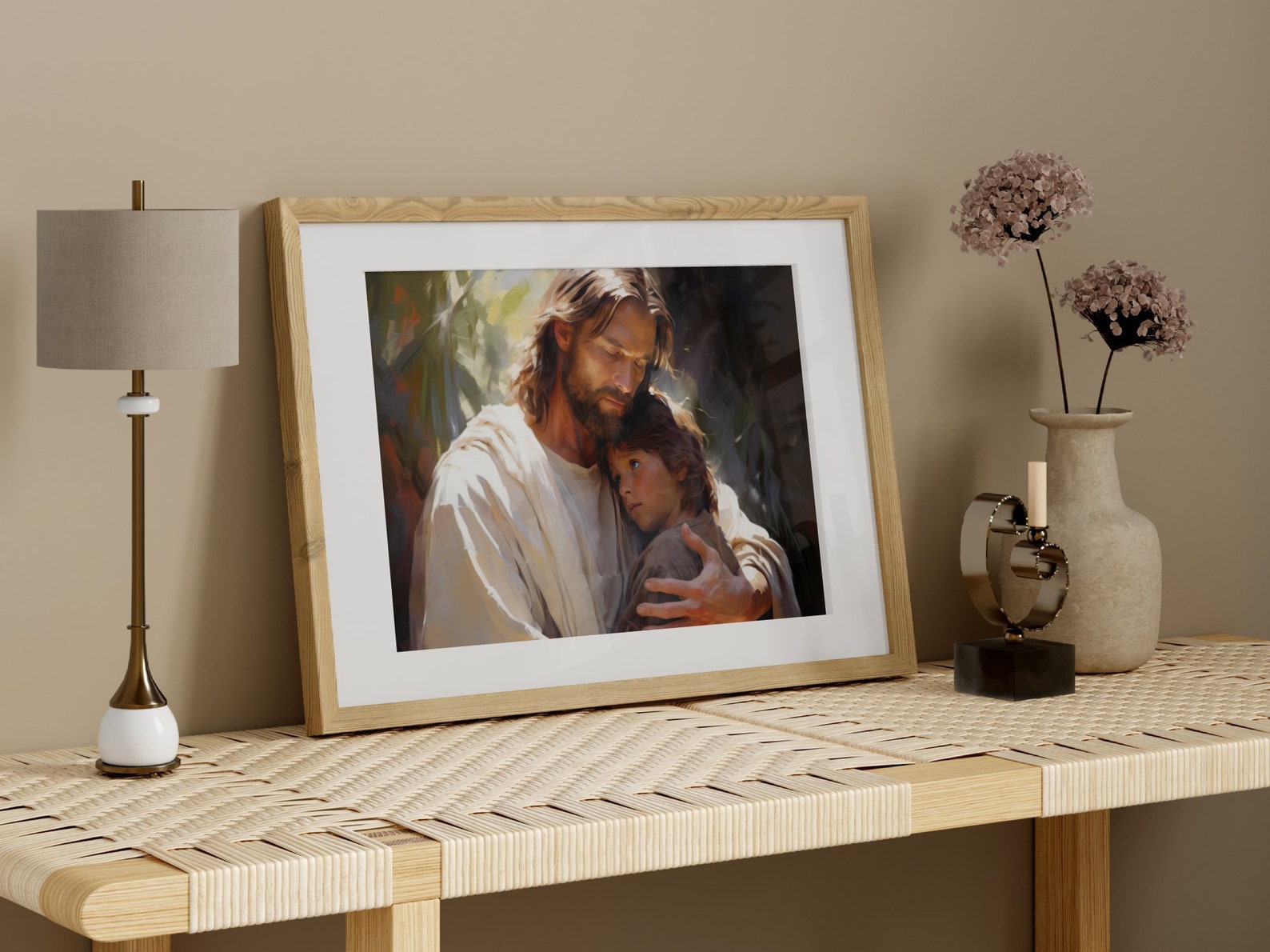 Jesus Holding Young Boy | Jesus Holding Child | Jesus Painting | the ...