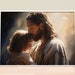 Jesus Kissing a Child's Forehead | Jesus Holding Child | Jesus Painting ...