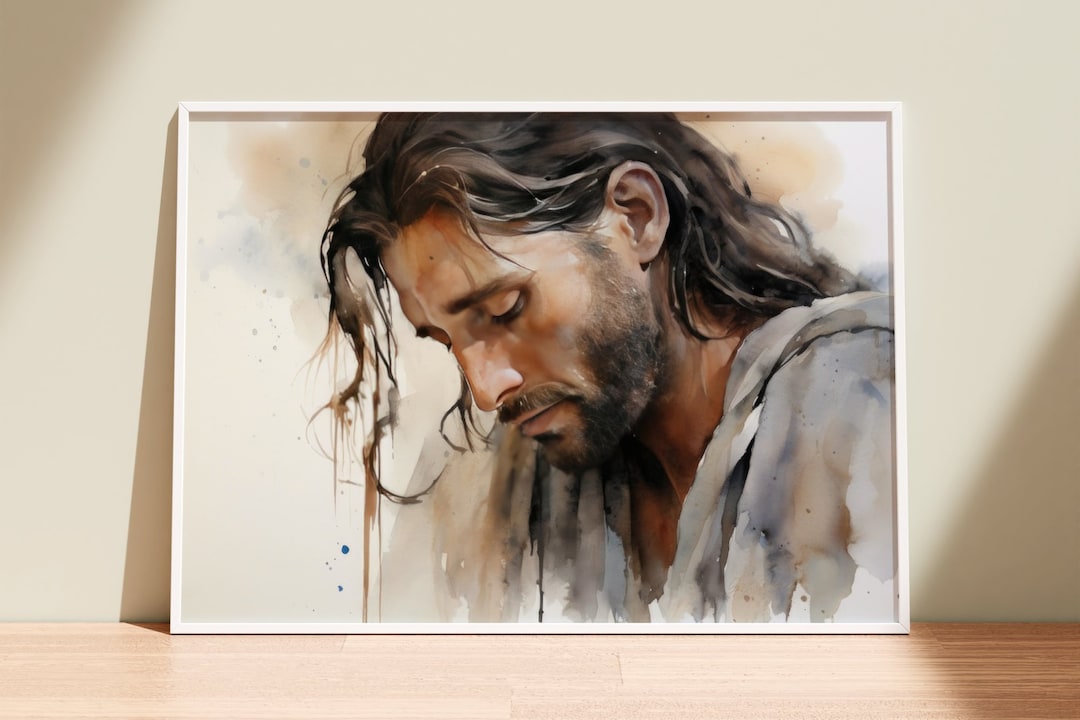 Jesus Bears It All Jesus Painting the Living Christ - Etsy