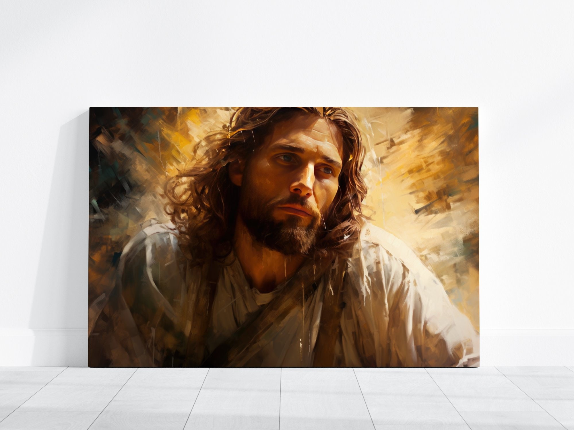 Jesus Painting Jesus Painting the Living Christ Picture - Etsy