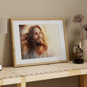 Jesus Smiling in the Sunlight | Jesus Painting | the Living Christ ...