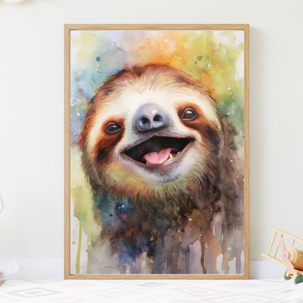 Sloth Painting - Etsy