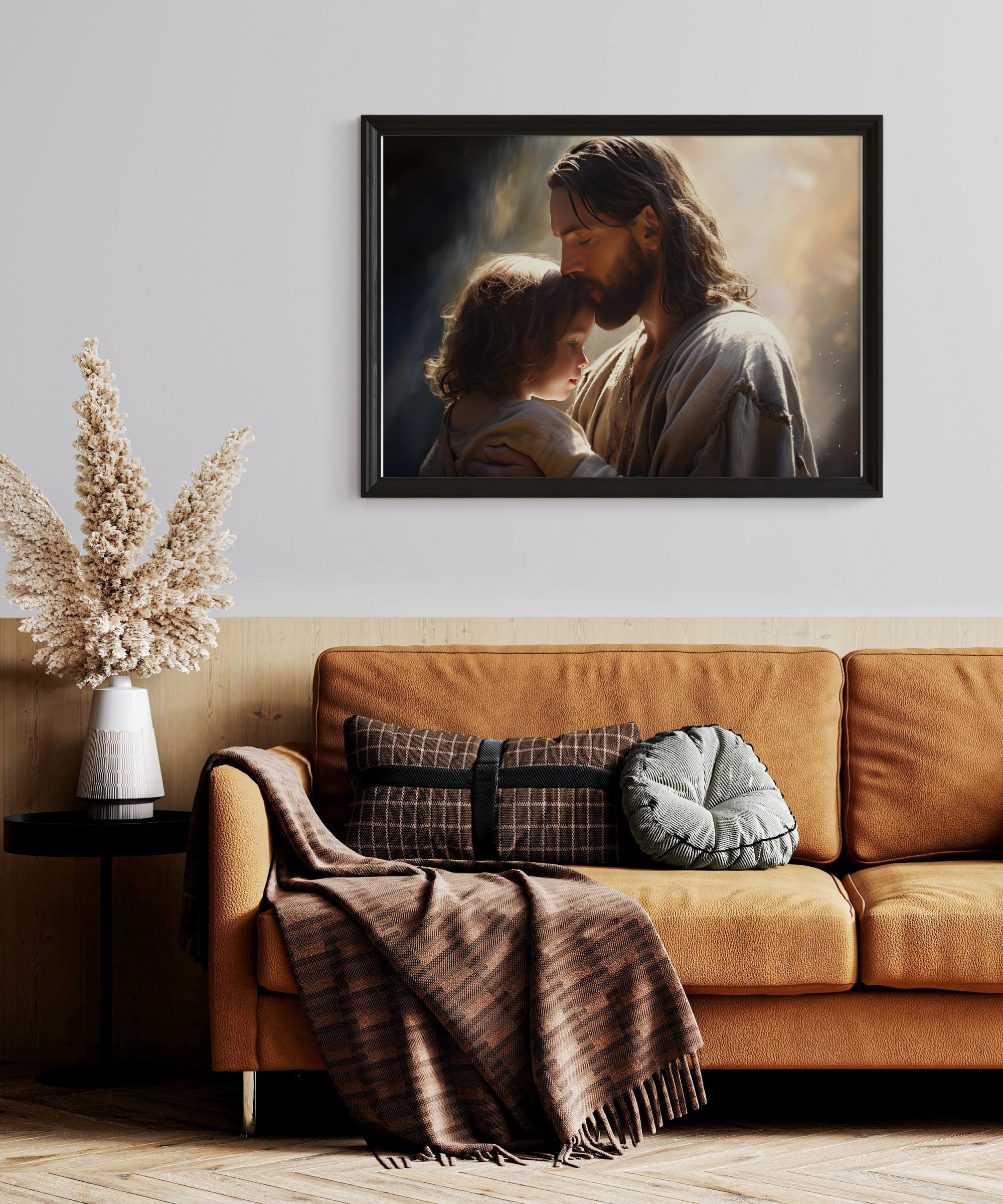 Jesus Kissing a Child's Forehead | Jesus Holding Child | Jesus Painting ...