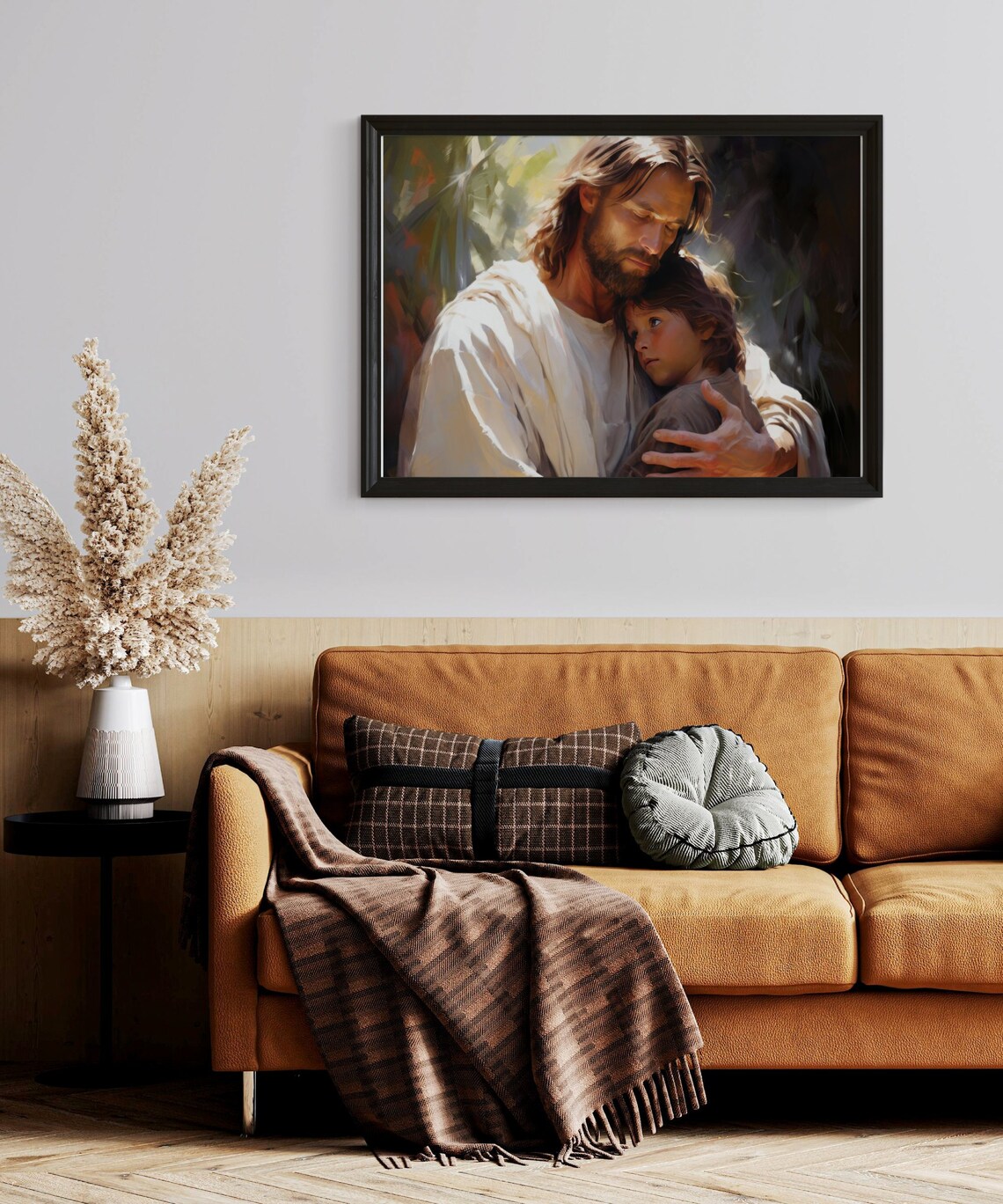 Jesus Holding Young Boy Jesus Holding Child Jesus Painting the Living ...