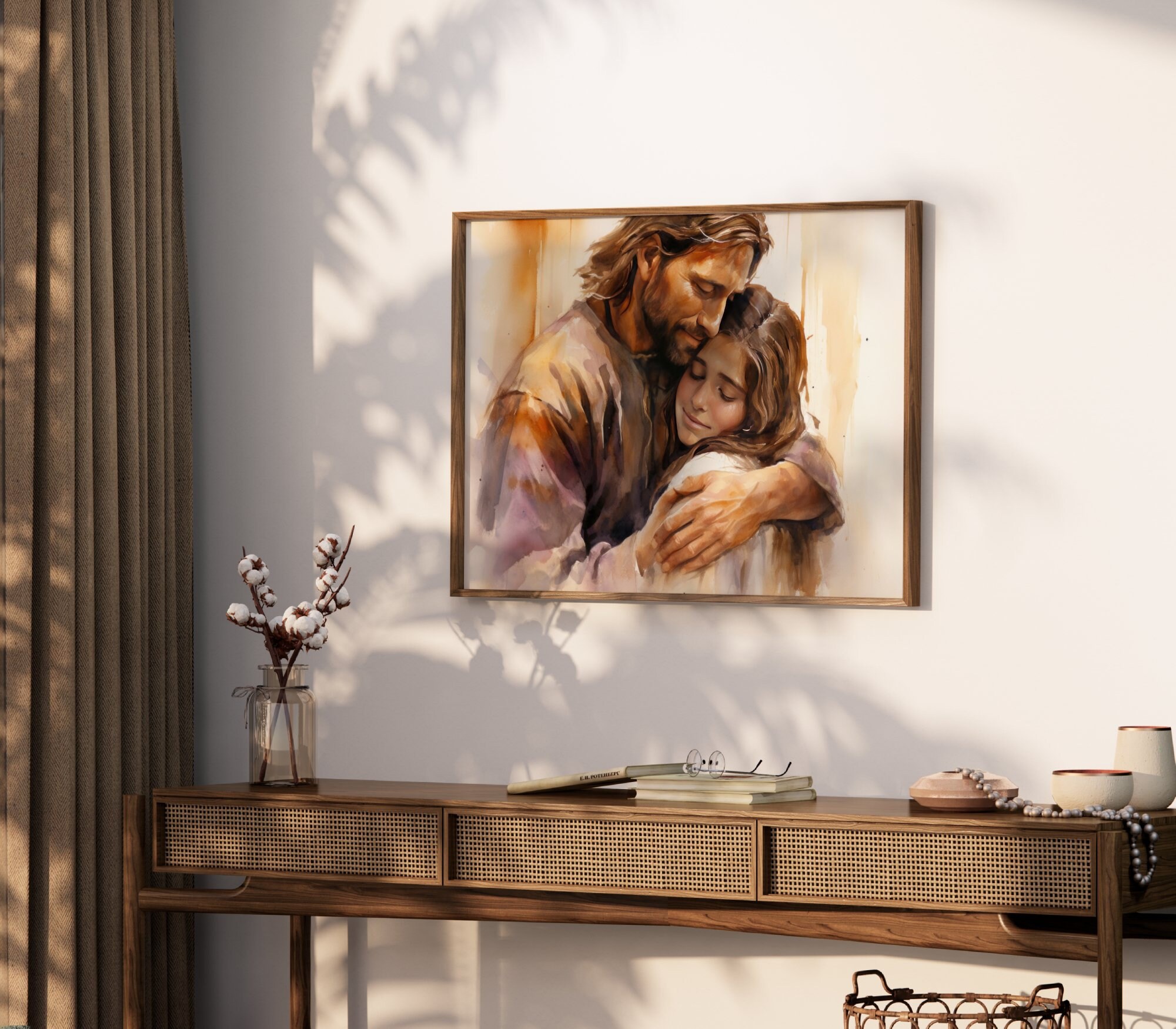 Teenage Girl in Jesus' Arms Jesus Holding Child Jesus - Etsy