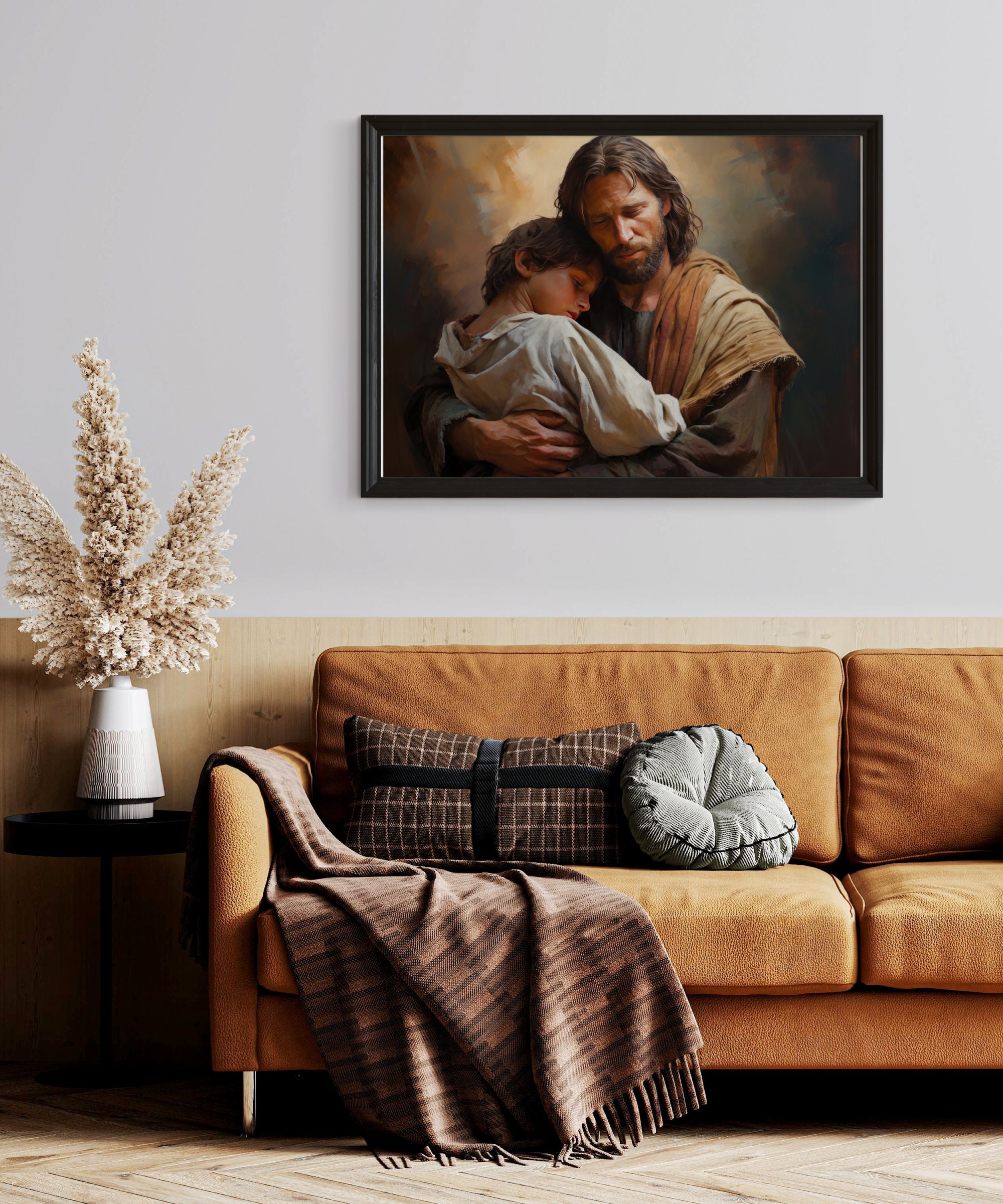 Jesus Holding Teenage Boy | Jesus Holding Child | Jesus Painting | the ...