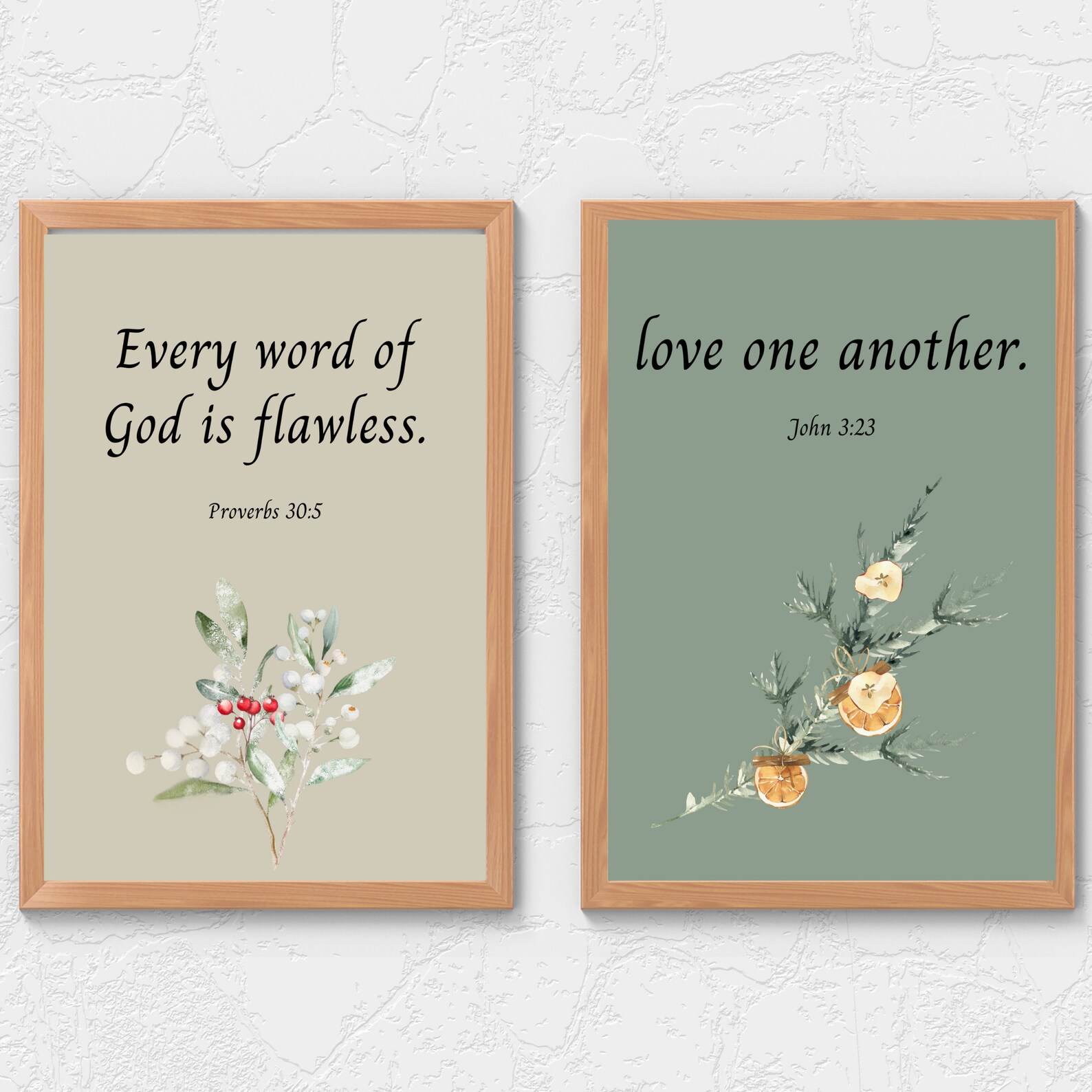 Kids Bible Verse Wall Art, Christian Nursery Wall Art , Printable Baby ...