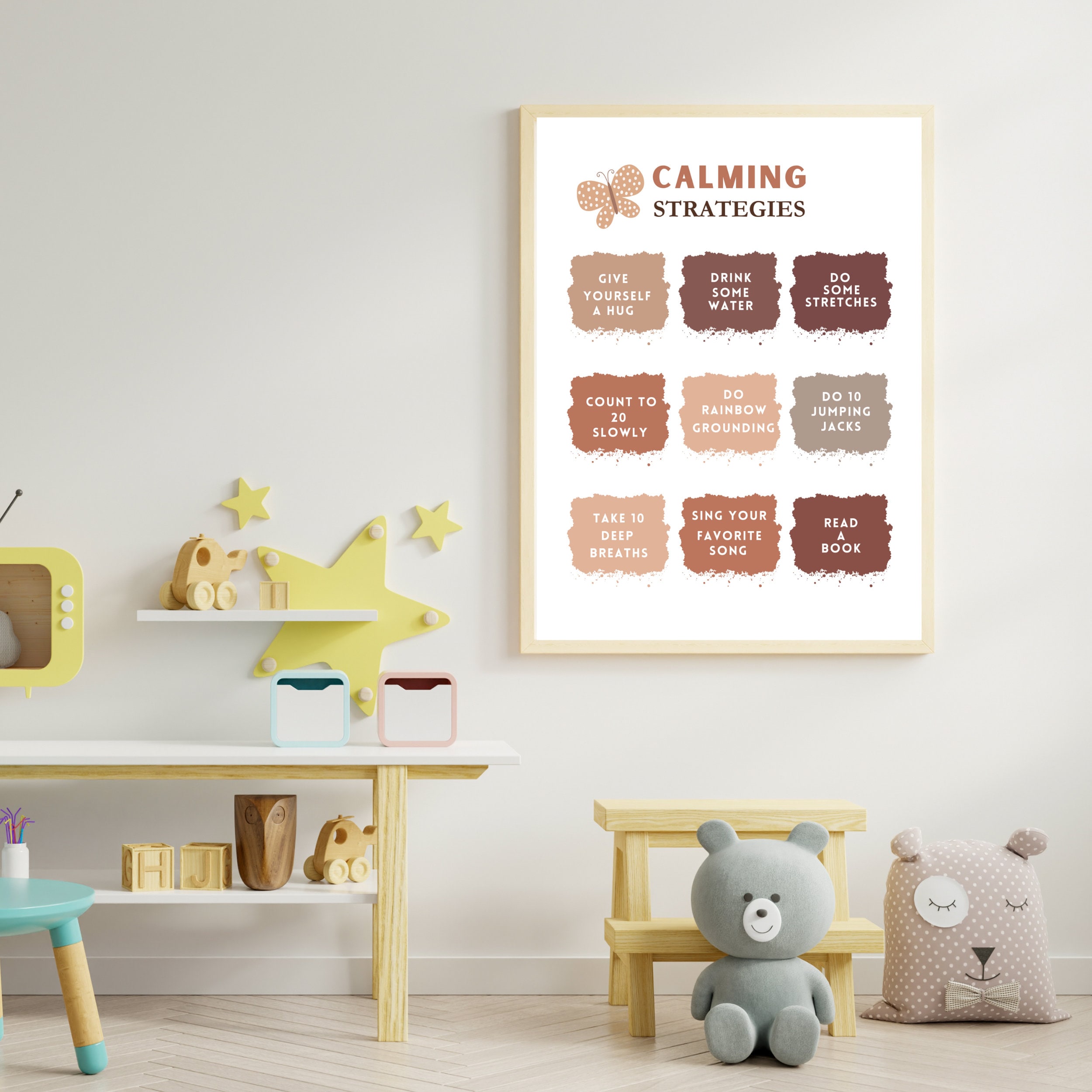 20 Calming Corner Posters Set Boho Educational Classroom Homeschool ...