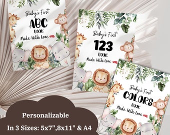 123 Coloring Book | Numbers Coloring Pages | Counting Animals | Baby ...