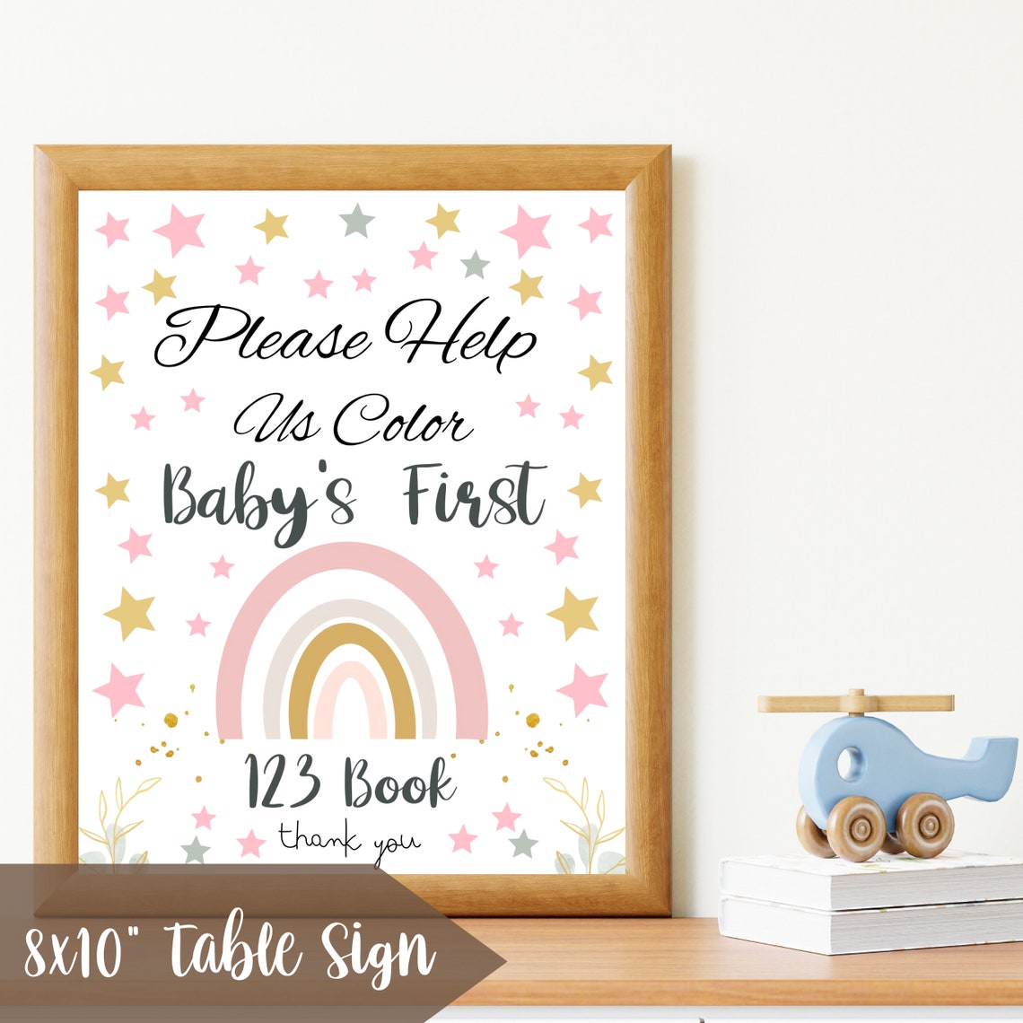 Babys First Numbers Book Babys First 123s Baby Shower - Etsy