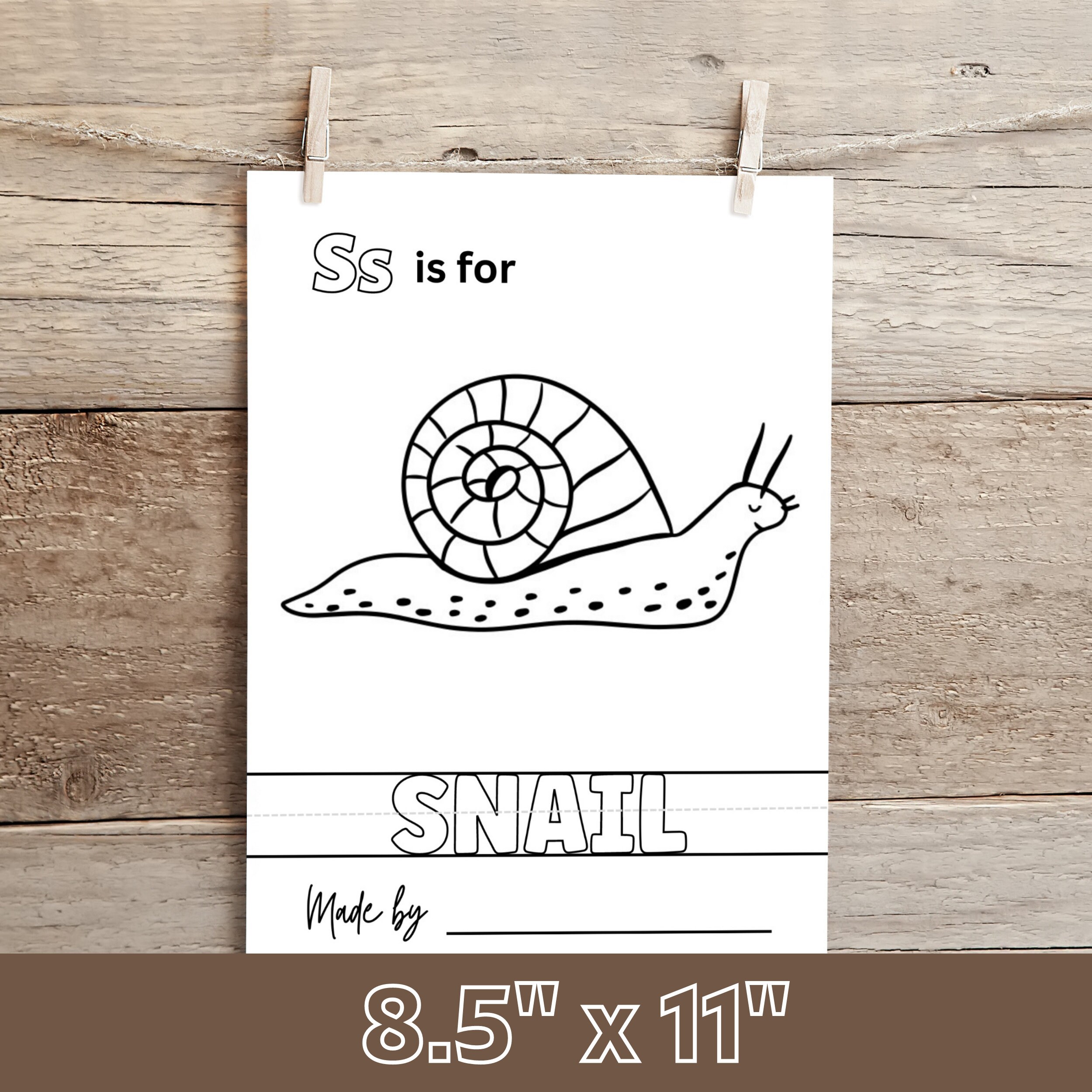 ABC Book Baby Shower Game Greenery Woodland Alphabet Coloring Book Baby ...