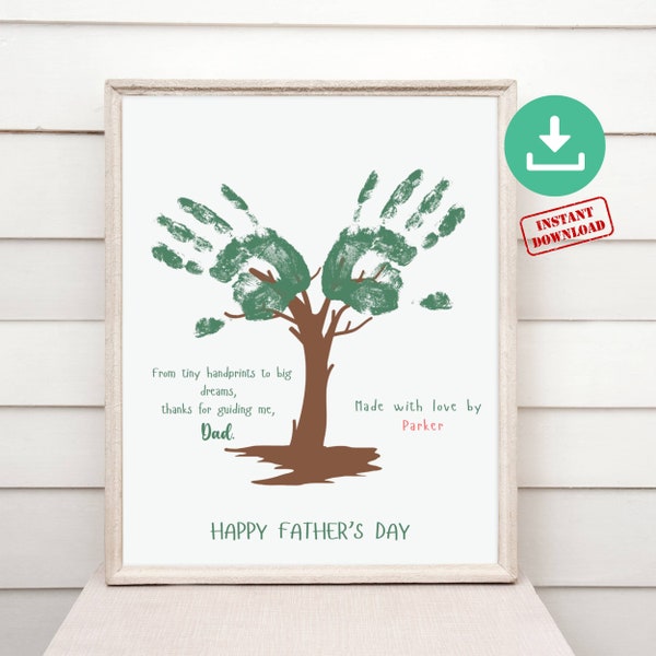 Handprint Tree - Etsy