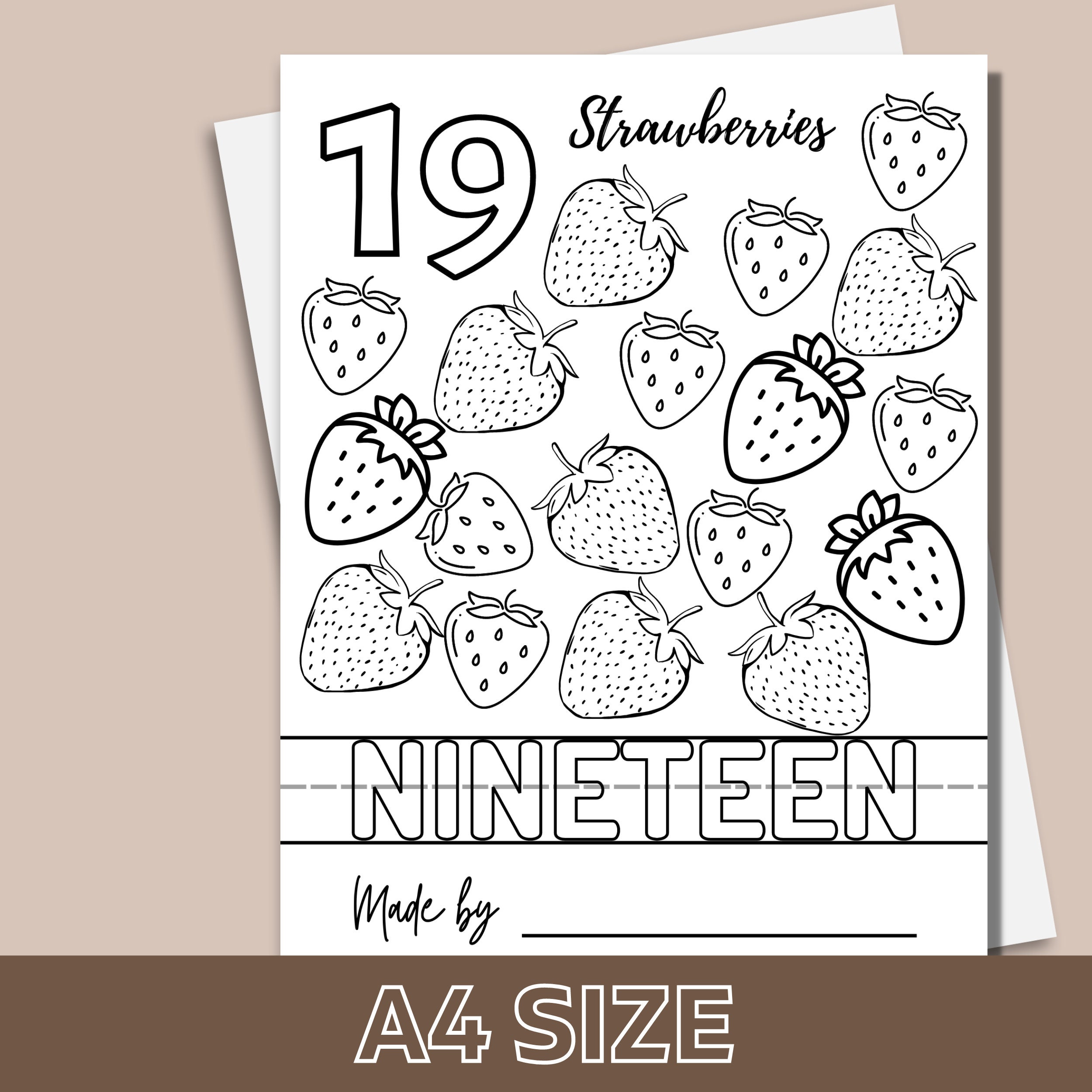 Babys First 123 Coloring Book, Baby Shower Coloring Pages, Printable ...