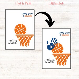 Father's Day Handprint Art Printable Bundle- DIY Personalized Keepsake ...