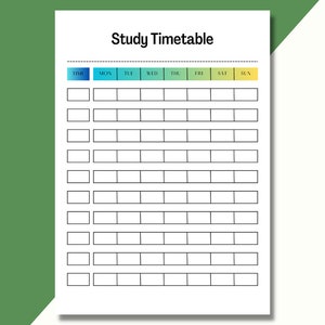Study Planner, Printable Study Planner | Study Plan | Effective Study ...