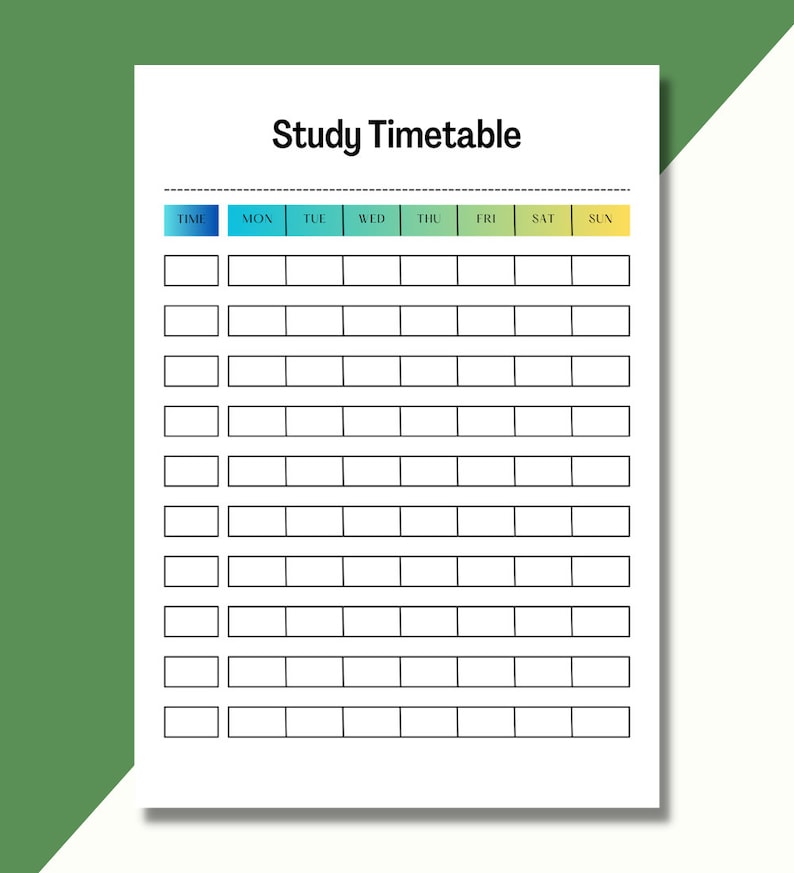 Study Planner, Printable Study Planner | Study Plan | Effective Study Planner | Study Tracker ...