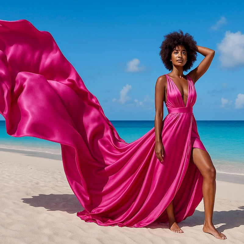 Long Train Infinity Gown - Etsy