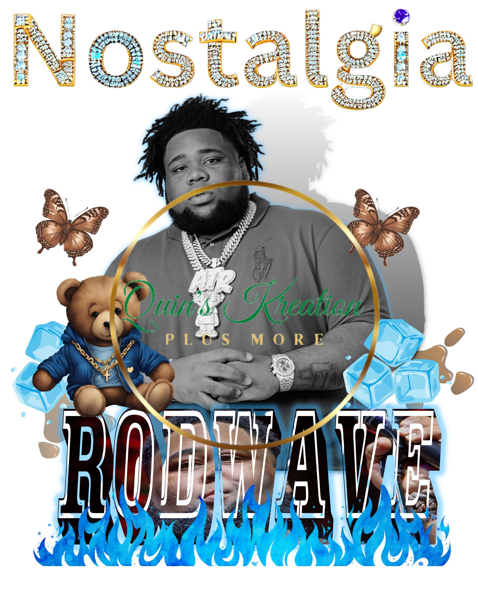 Rod Wave PNG Digital Nostalgia - Etsy