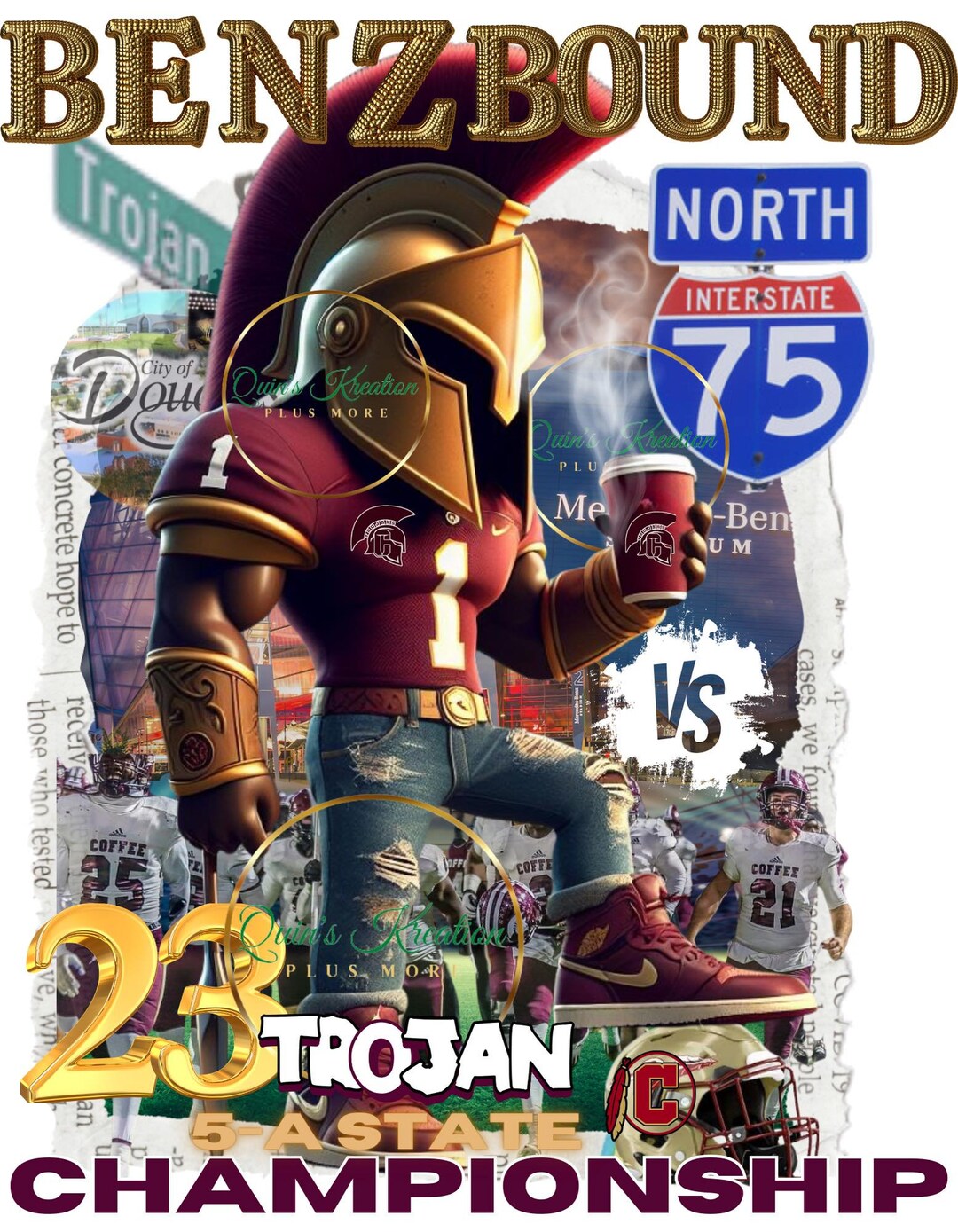 Trojan PNG Digital File Jersey Number 1 - Etsy