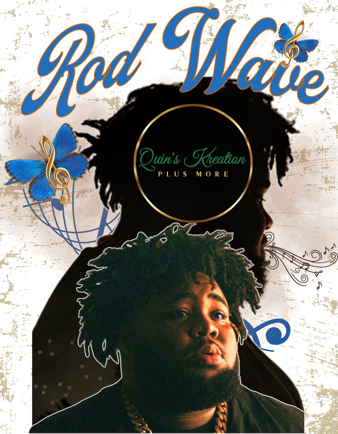 Rod Wave PNG Digital Nostalgia - Etsy