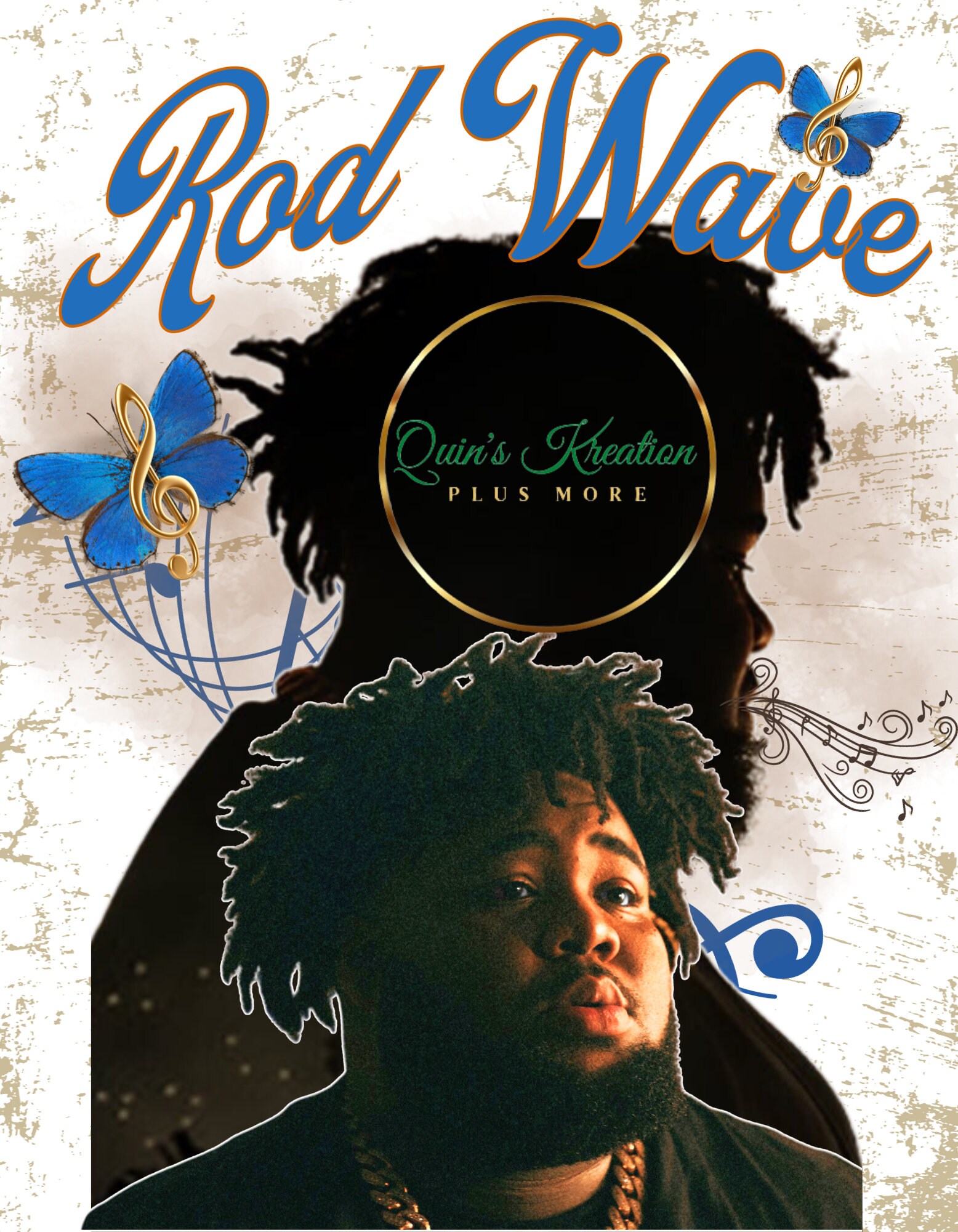 Rod Wave PNG Digital Nostalgia - Etsy